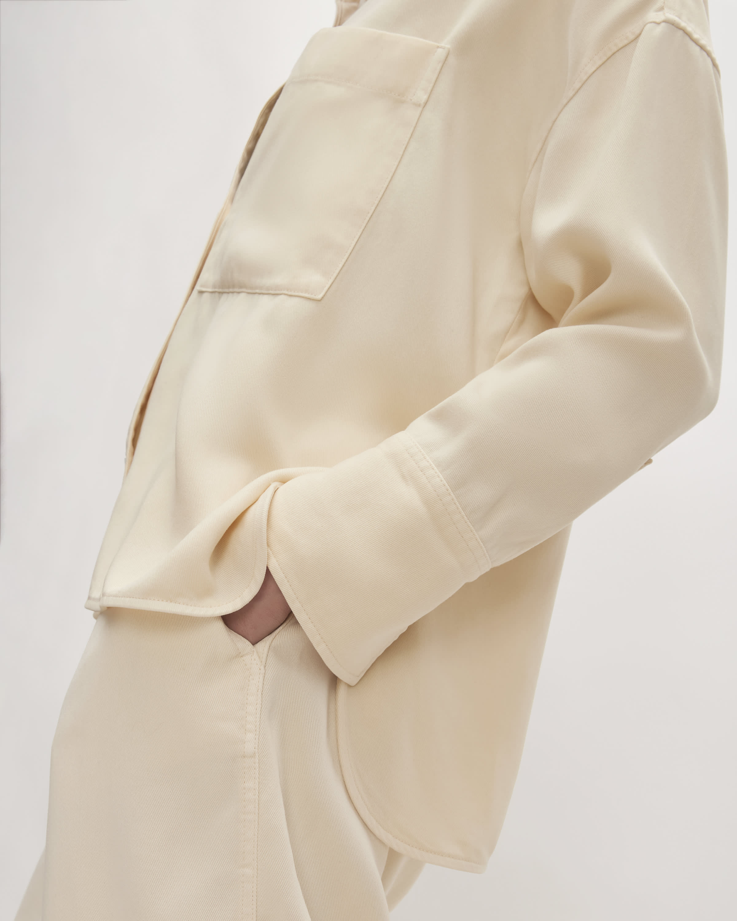 The TENCEL™ Boxy Shirt Parchment – Everlane