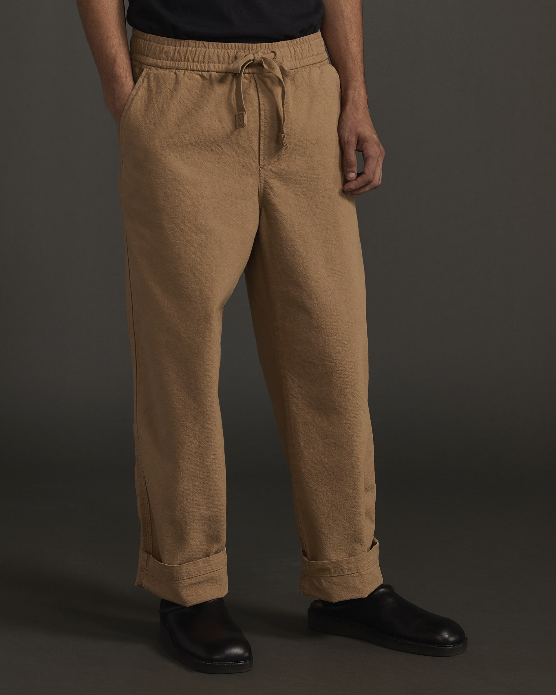 The Canvas Organic Cotton Drawstring Pant Cappuccino – Everlane