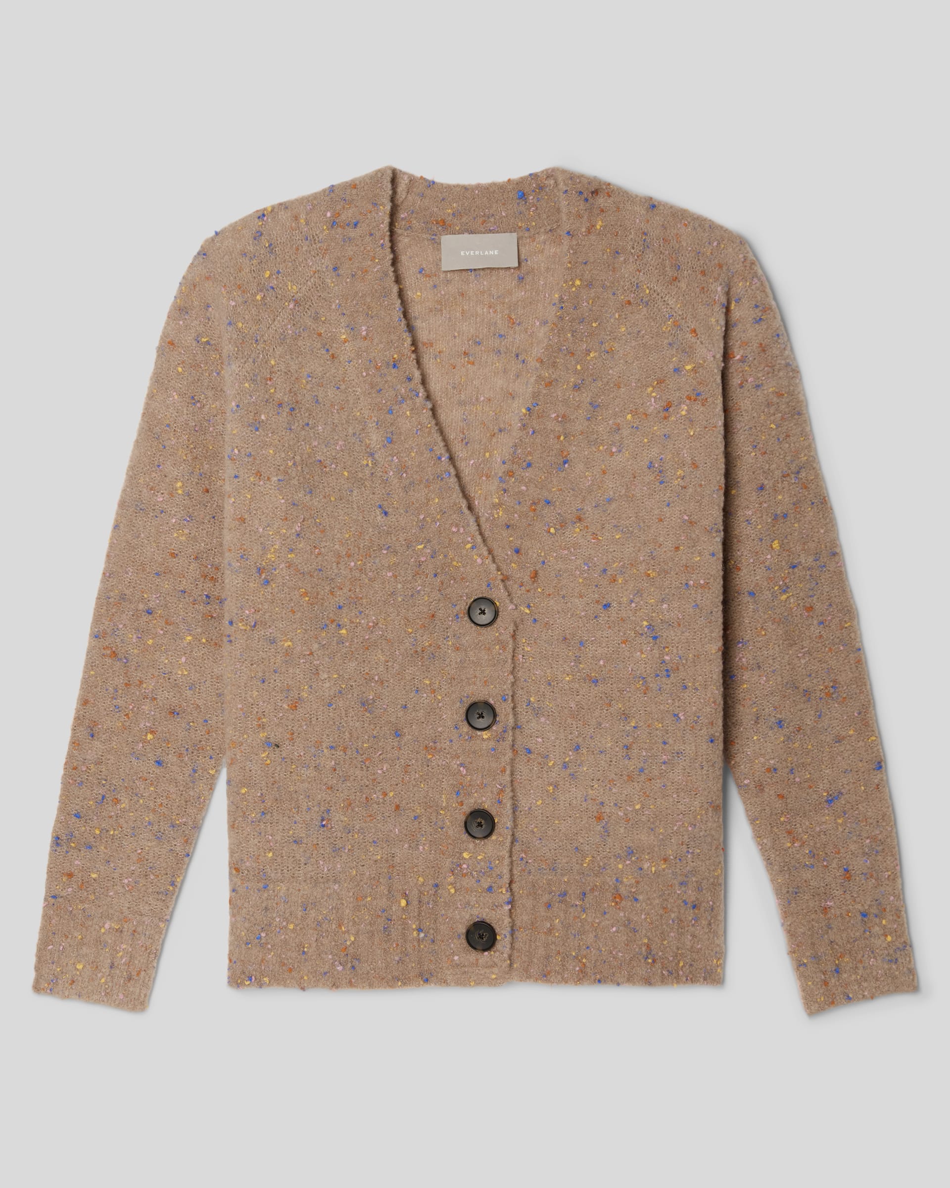 The Confetti Cardigan Taupe Multi – Everlane
