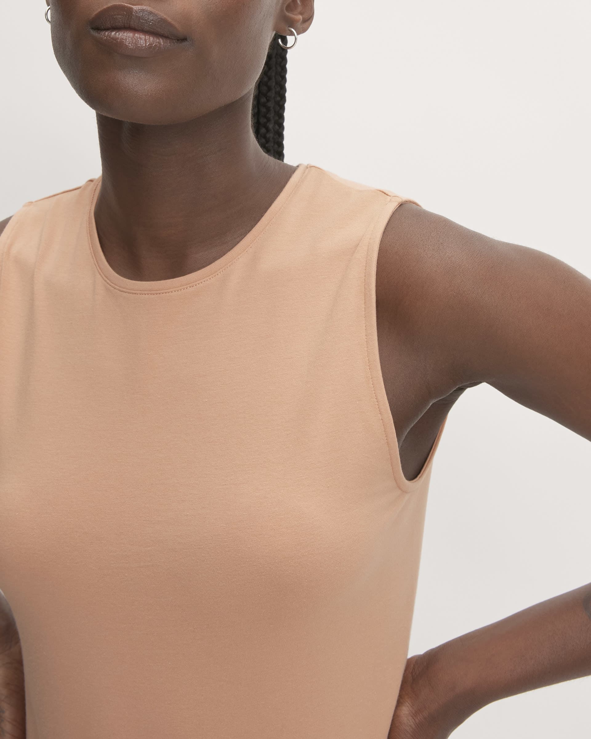 The Supima® Form Tank Blush Pink – Everlane