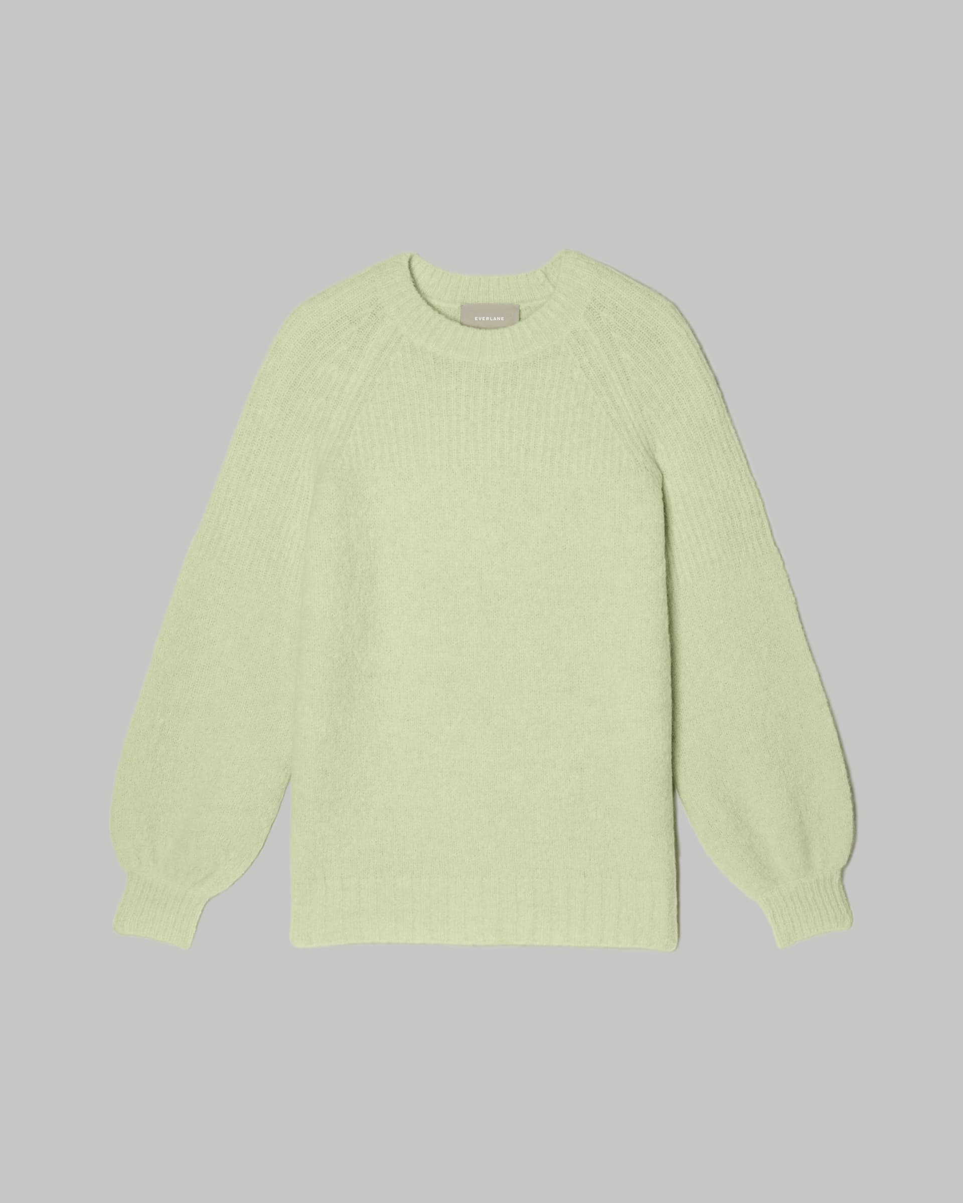 The SuperFuzz Alpaca Oversized Crew Seafoam Green – Everlane