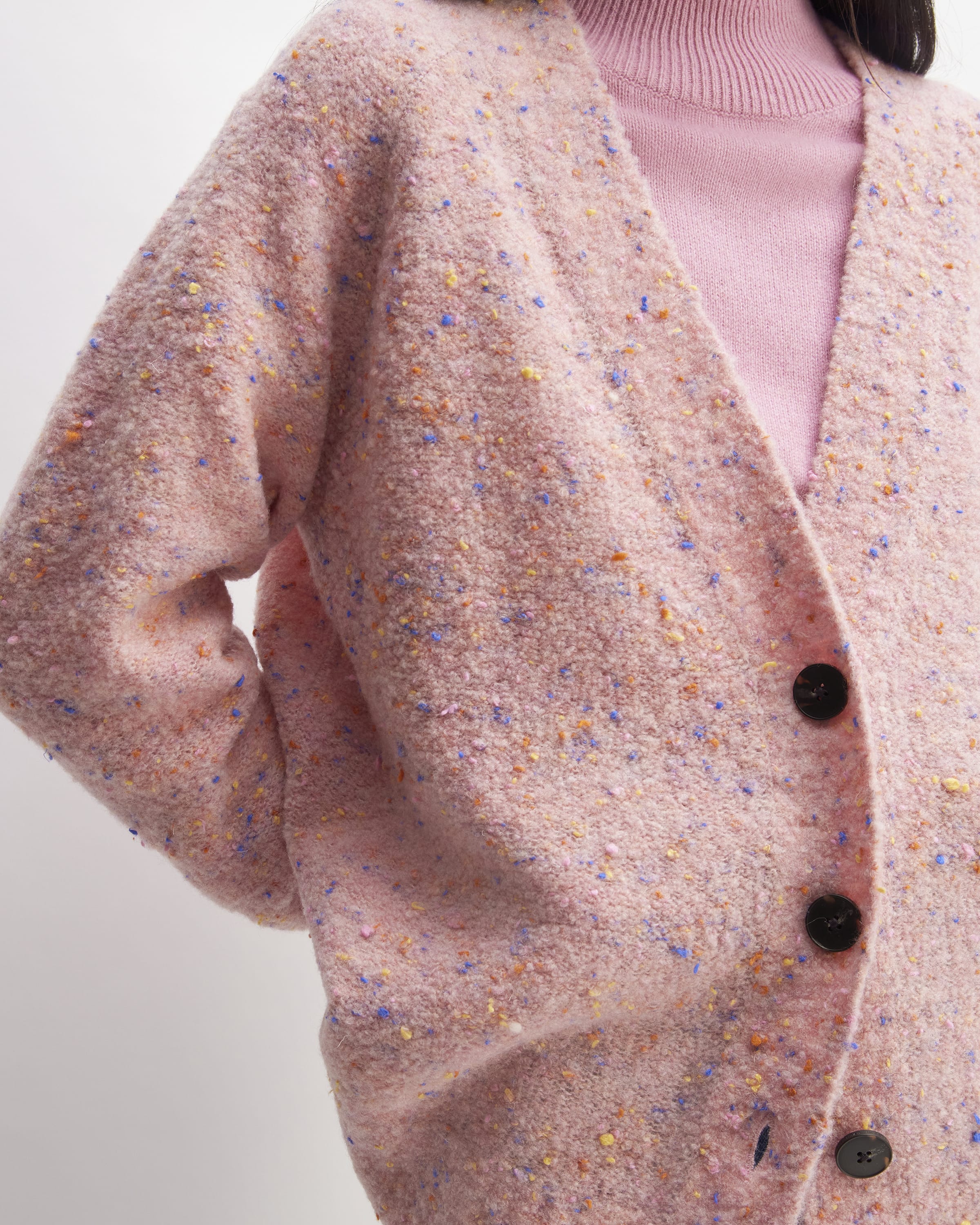 The Confetti Cardigan Pink Multi – Everlane
