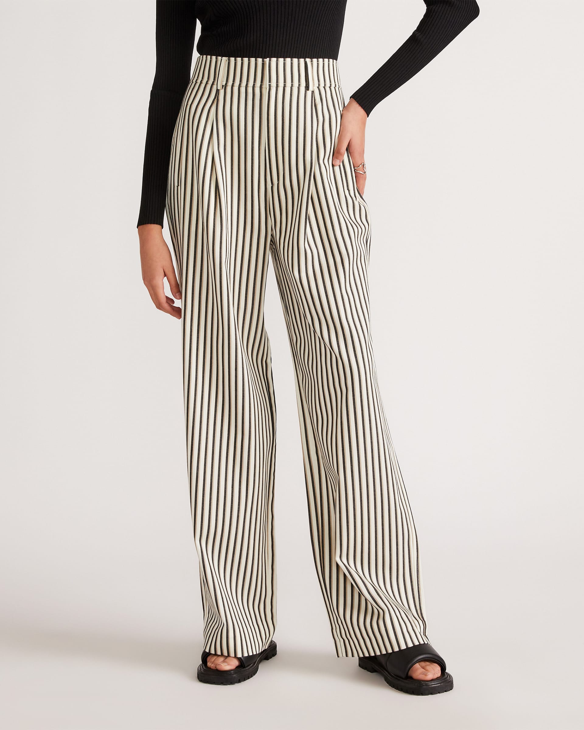The Way-High® Drape Pant Ombre Stripe – Everlane