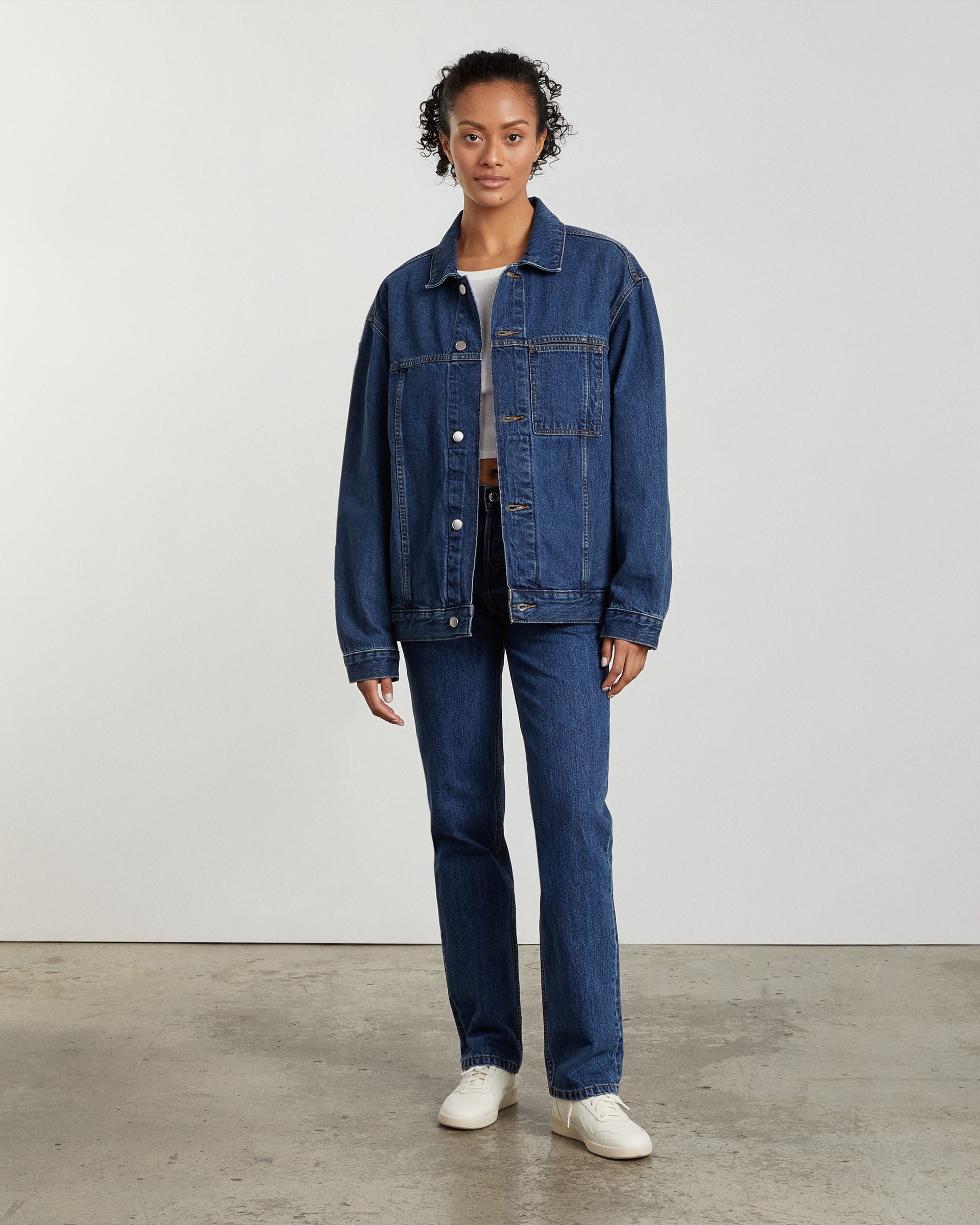 The Everyone Denim Jacket Azure – Everlane