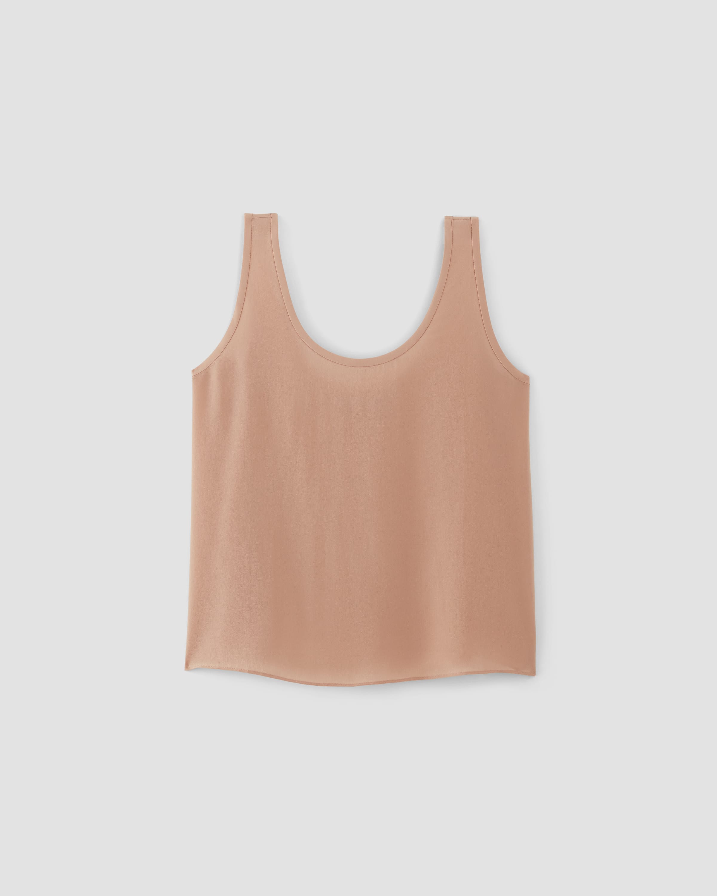 The Clean Silk Scoop-Neck Tank Blush Pink – Everlane