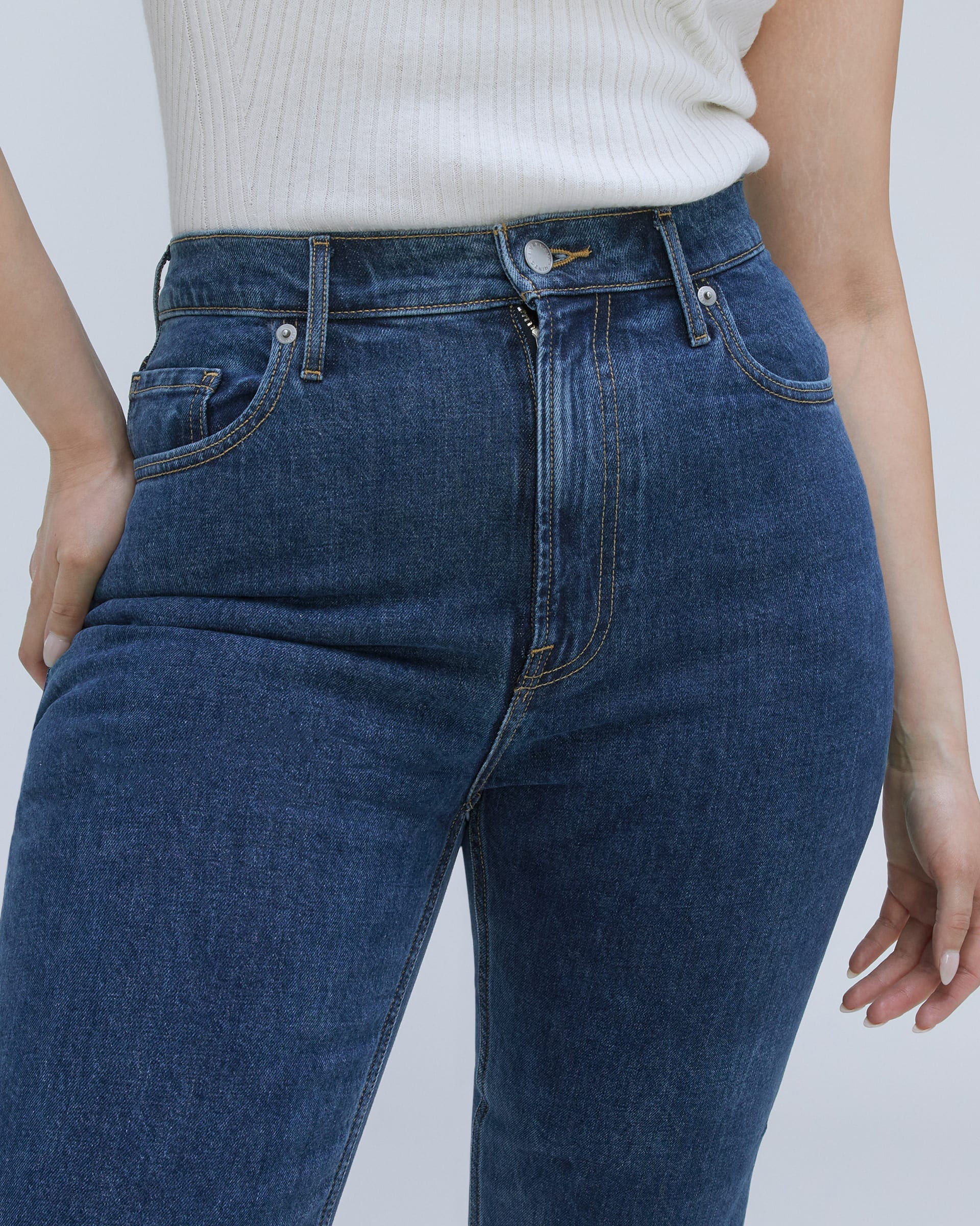 The Original Curvy Cheeky® Jean Washed Midnight – Everlane