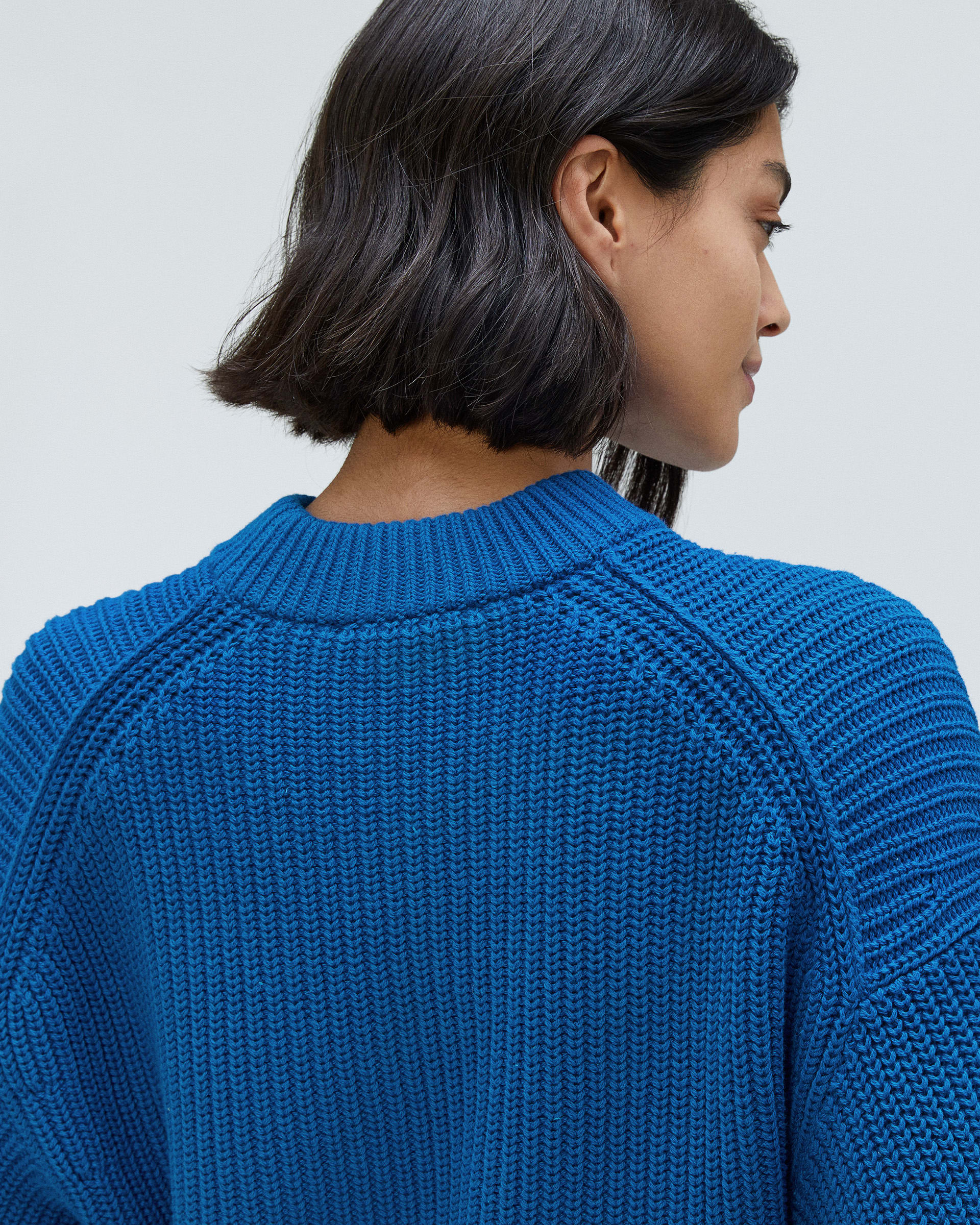 The Texture Cotton Crew Lapis Blue – Everlane