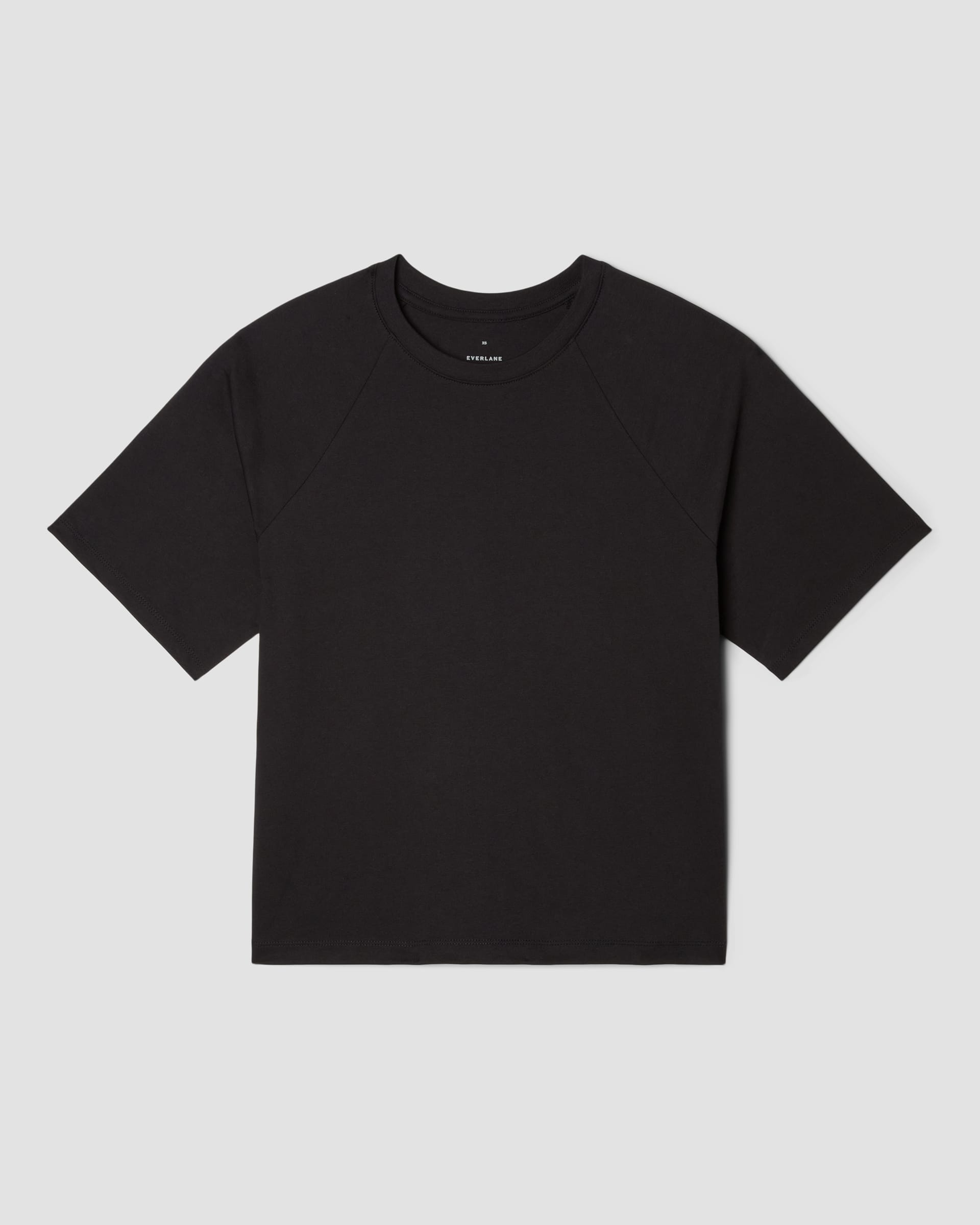 The Organic Cotton Raglan Tee Black – Everlane