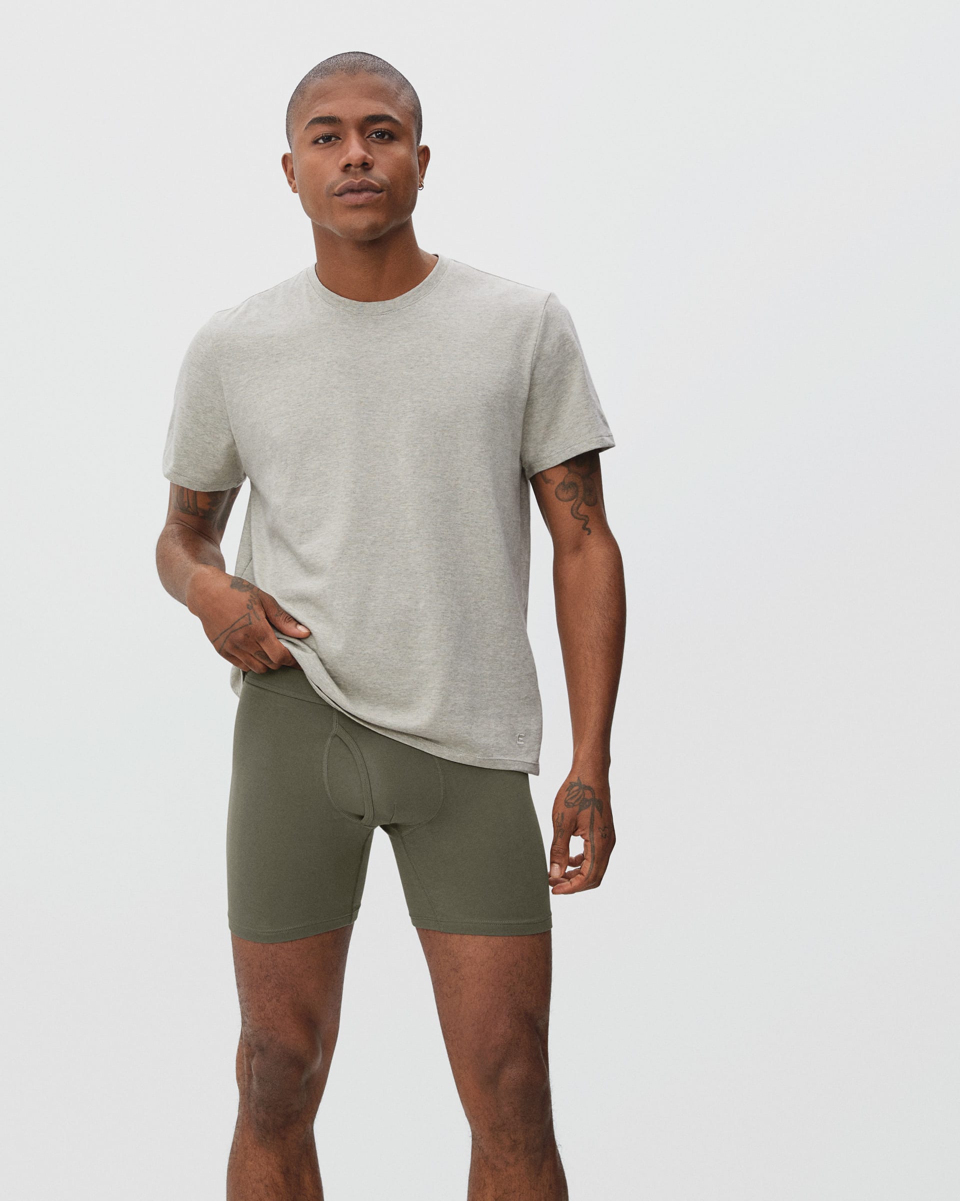 The Supima® Longer Boxer Brief | Uniform Kalamata – Everlane