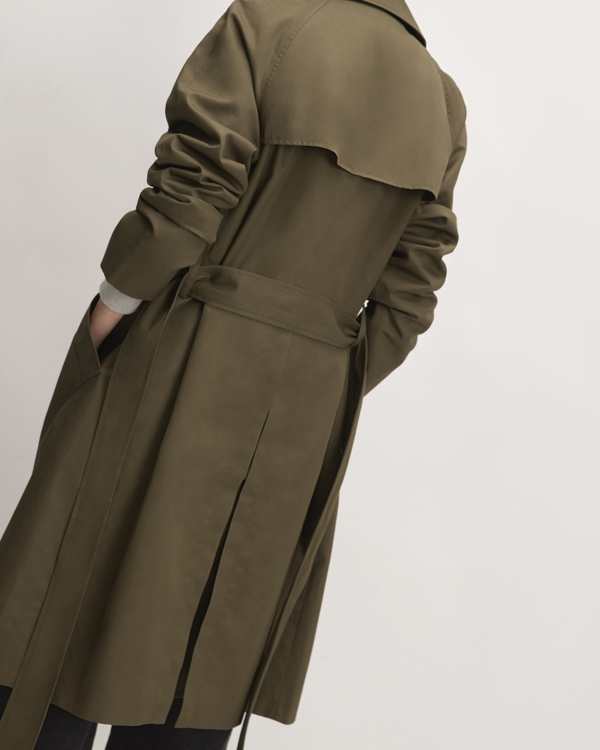 The Cotton Modern Trench Coat Beech – Everlane