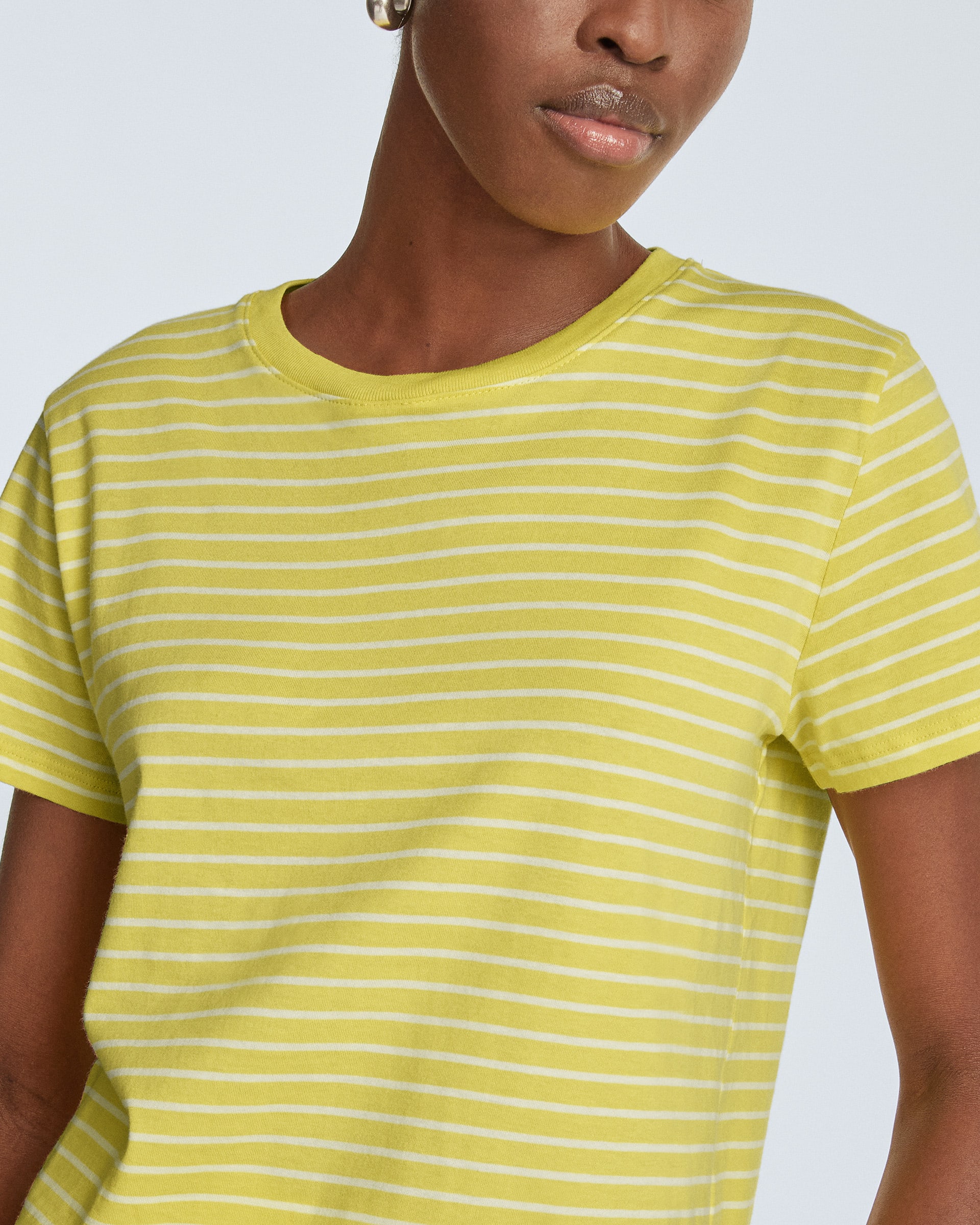 The Organic Cotton Box-Cut Tee Acacia / Tan – Everlane