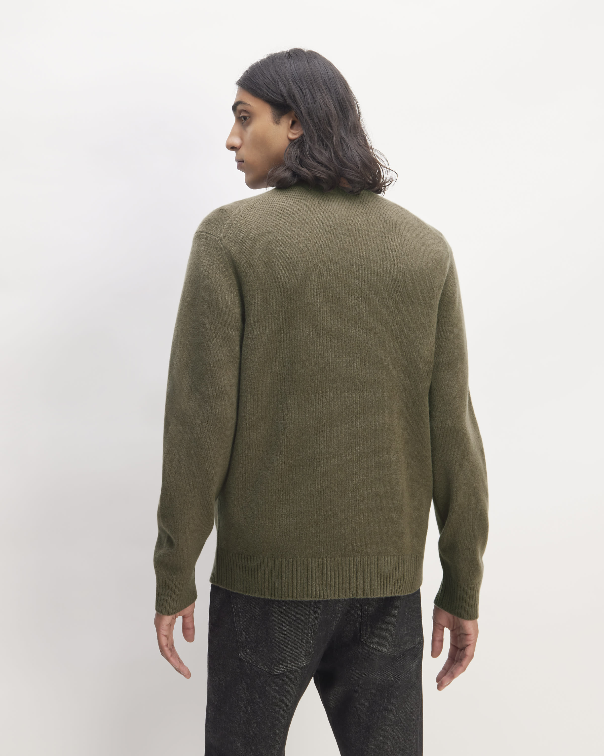The Premium Merino Crew Neck Sweater Kalamata – Everlane