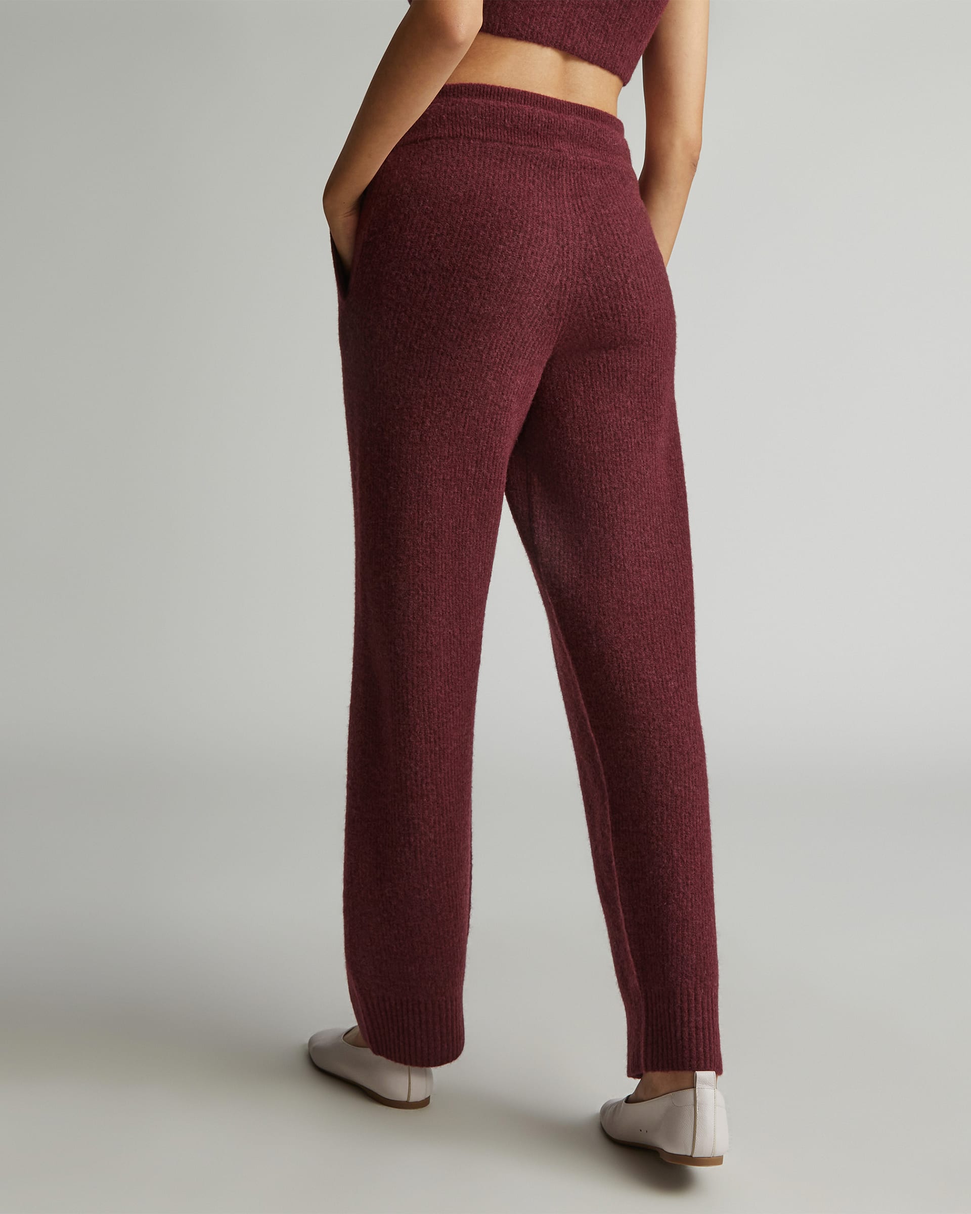 The Cozy-Stretch Wide-Leg Sweatpant Brandy – Everlane