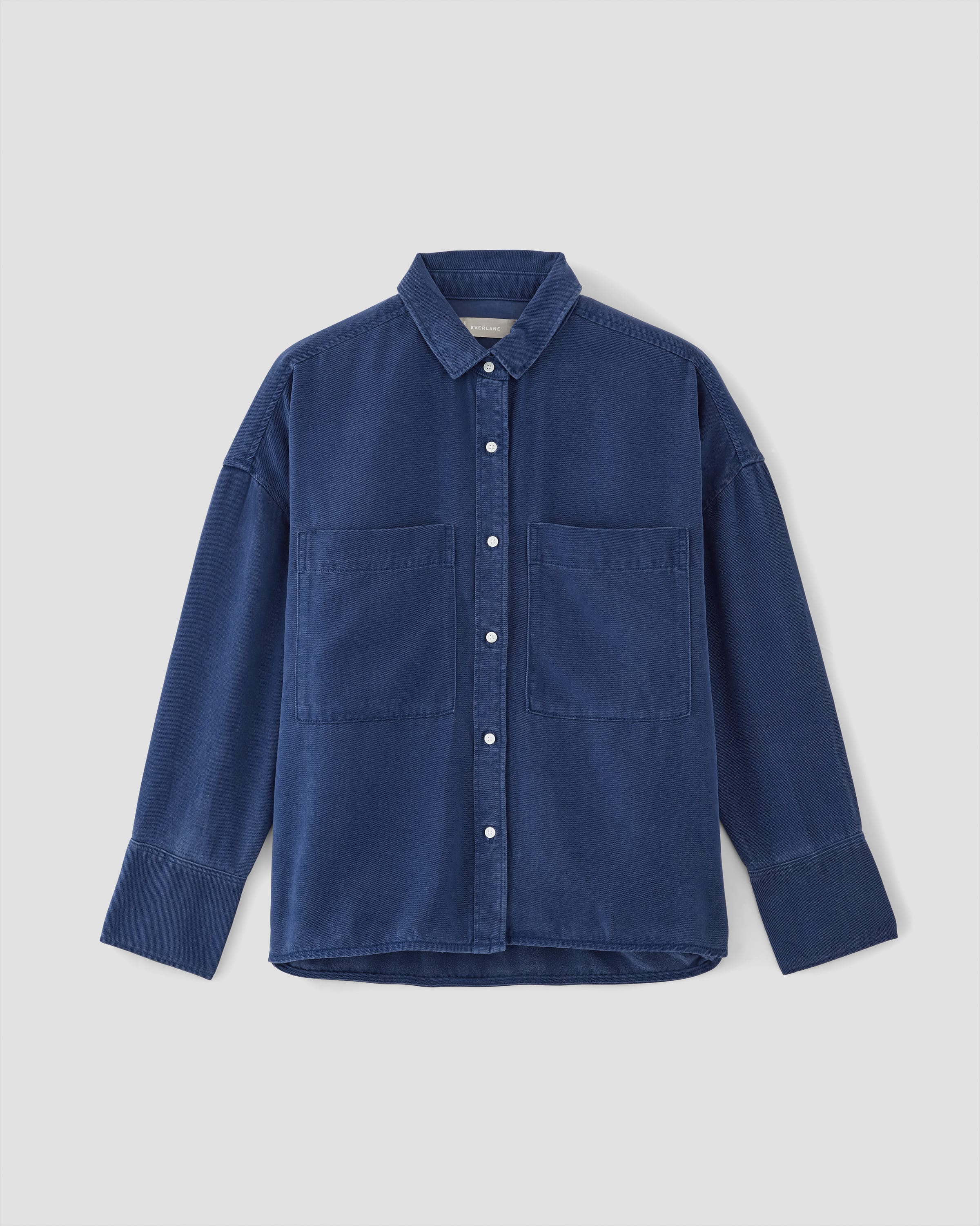 The TENCEL™ Boxy Shirt Bellwether Blue – Everlane