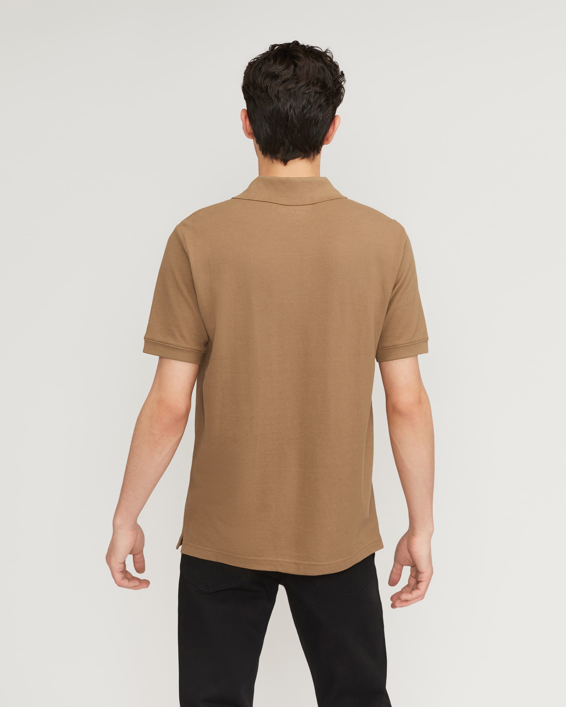 The Pique Polo Toasted Coconut – Everlane