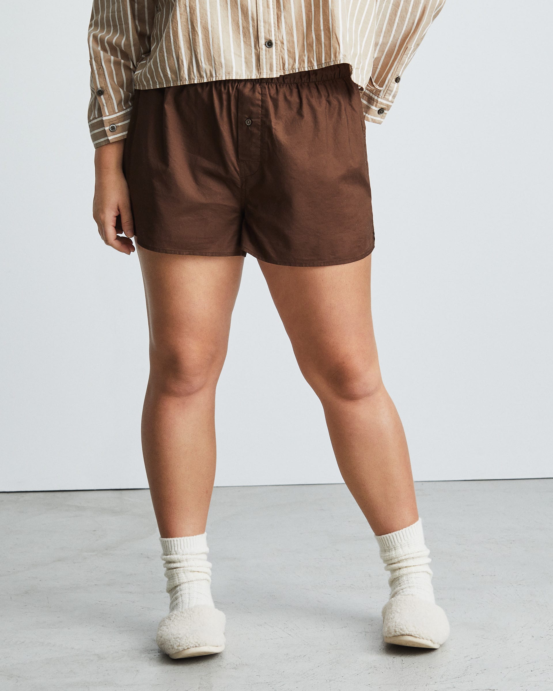 The Woven P.J. Short Chestnut – Everlane