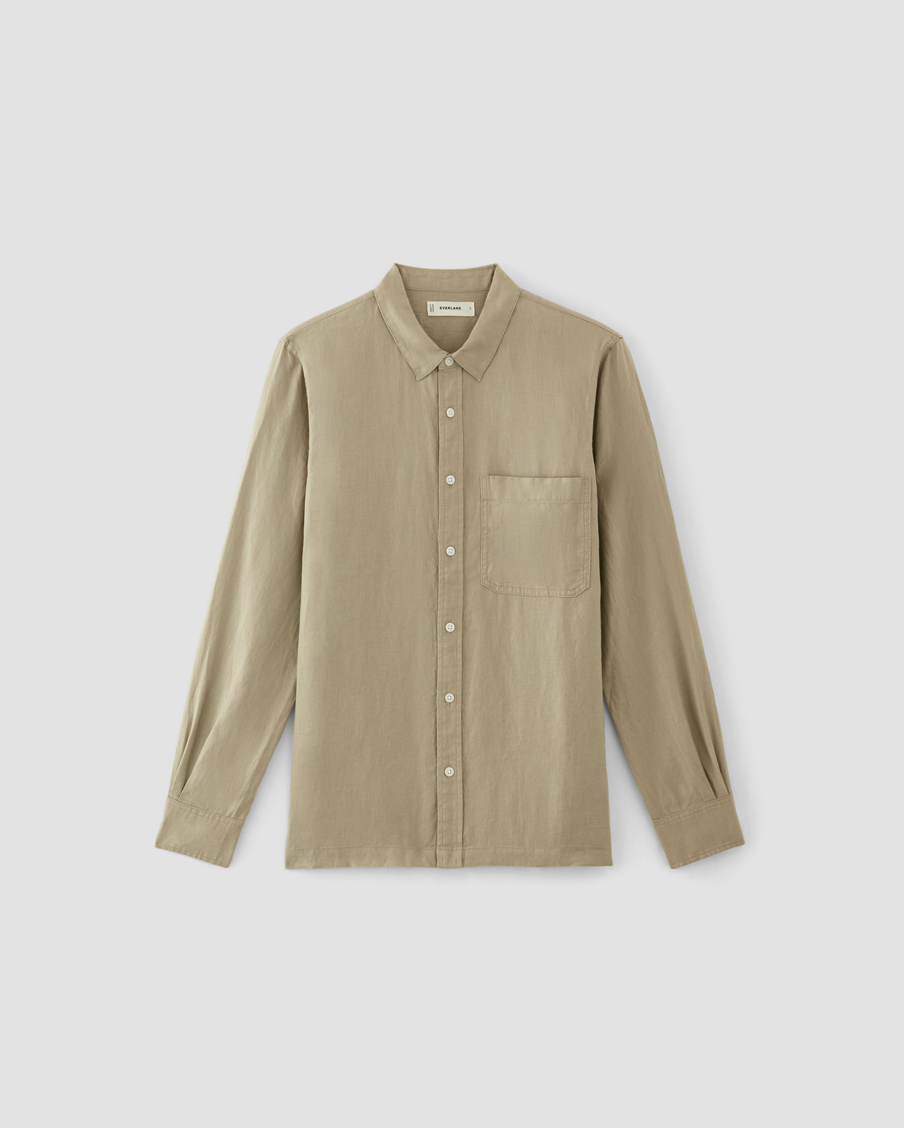The Linen Straight Hem Shirt
