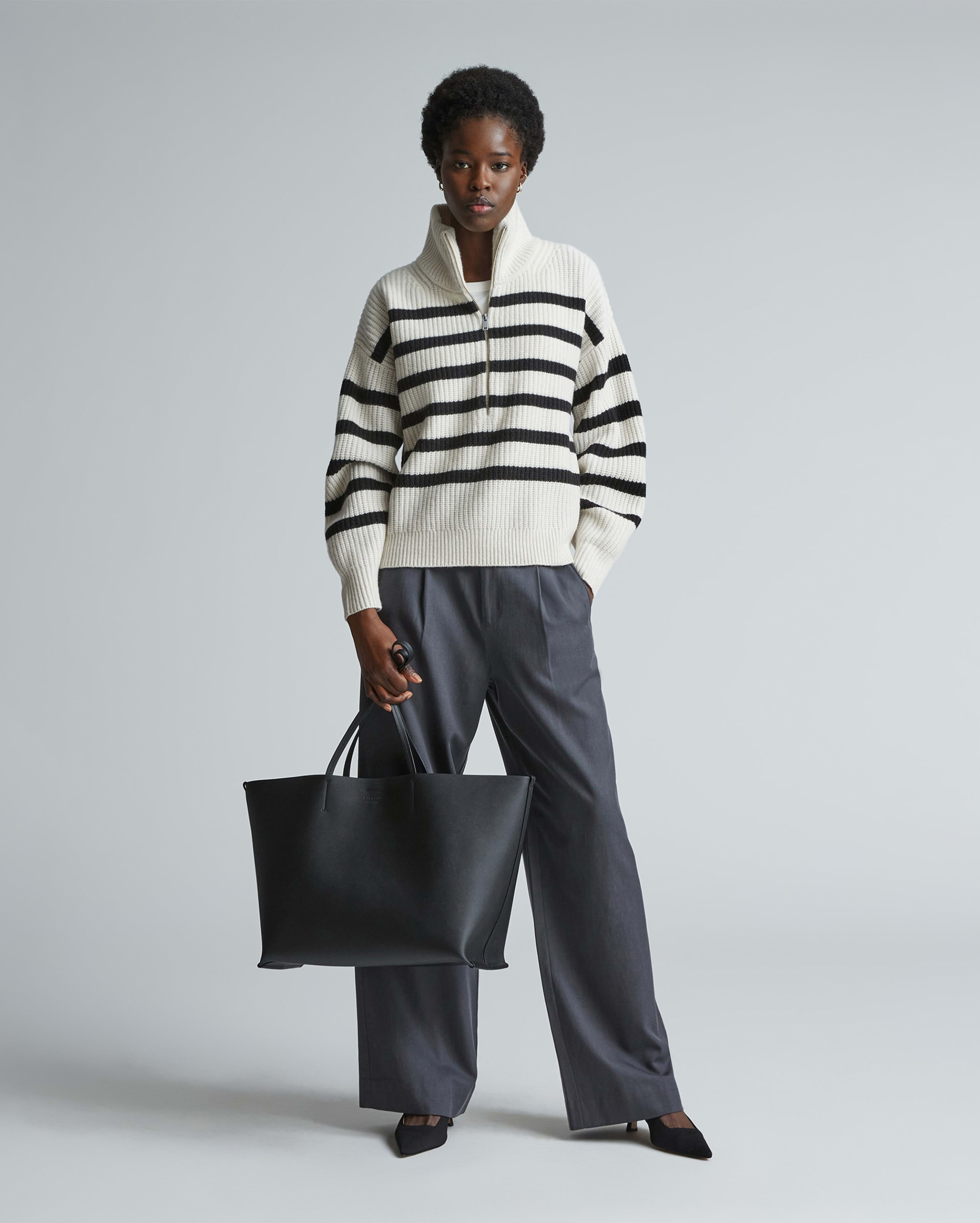 The Luxe Italian Leather Tote