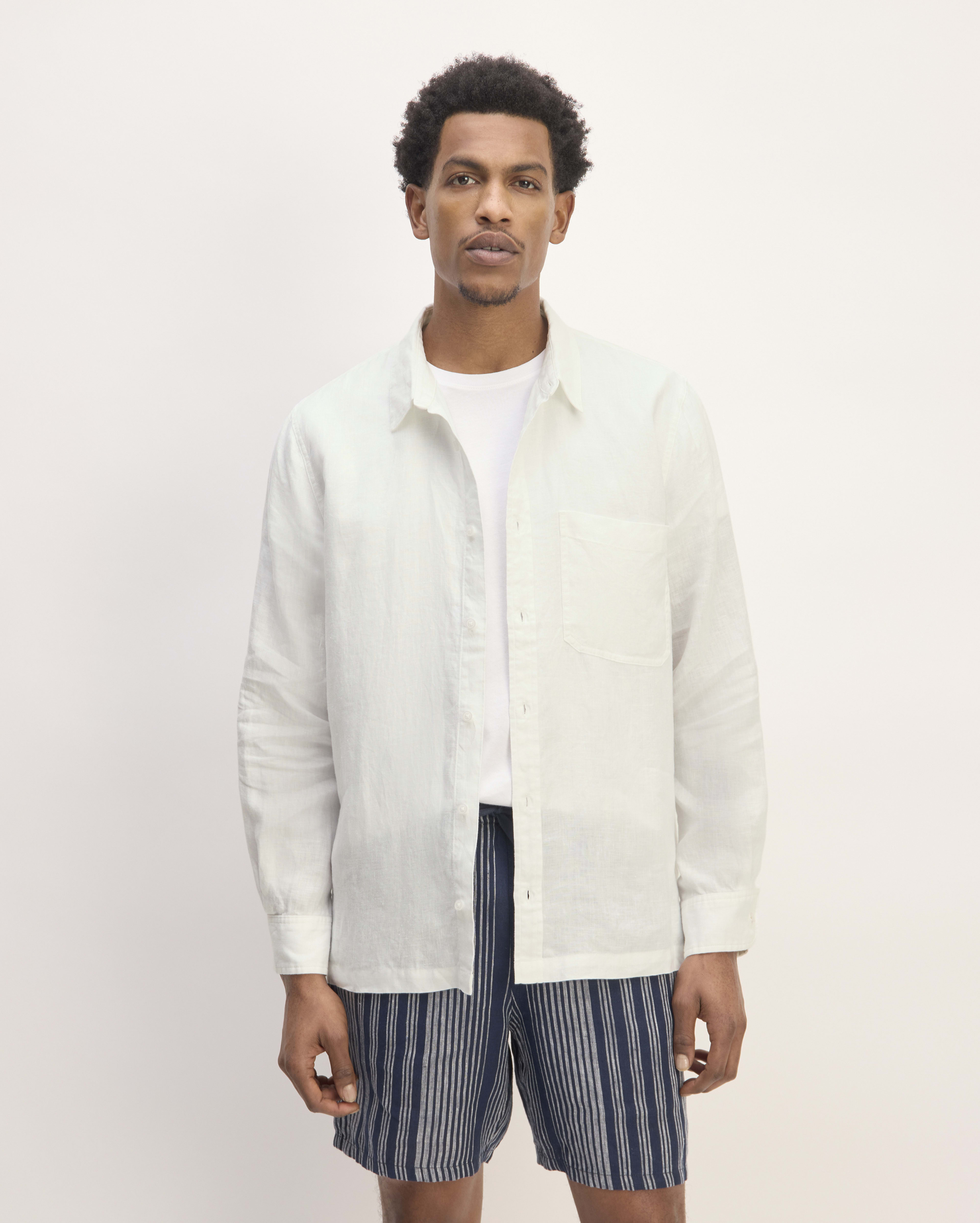 The Linen Straight Hem Shirt
