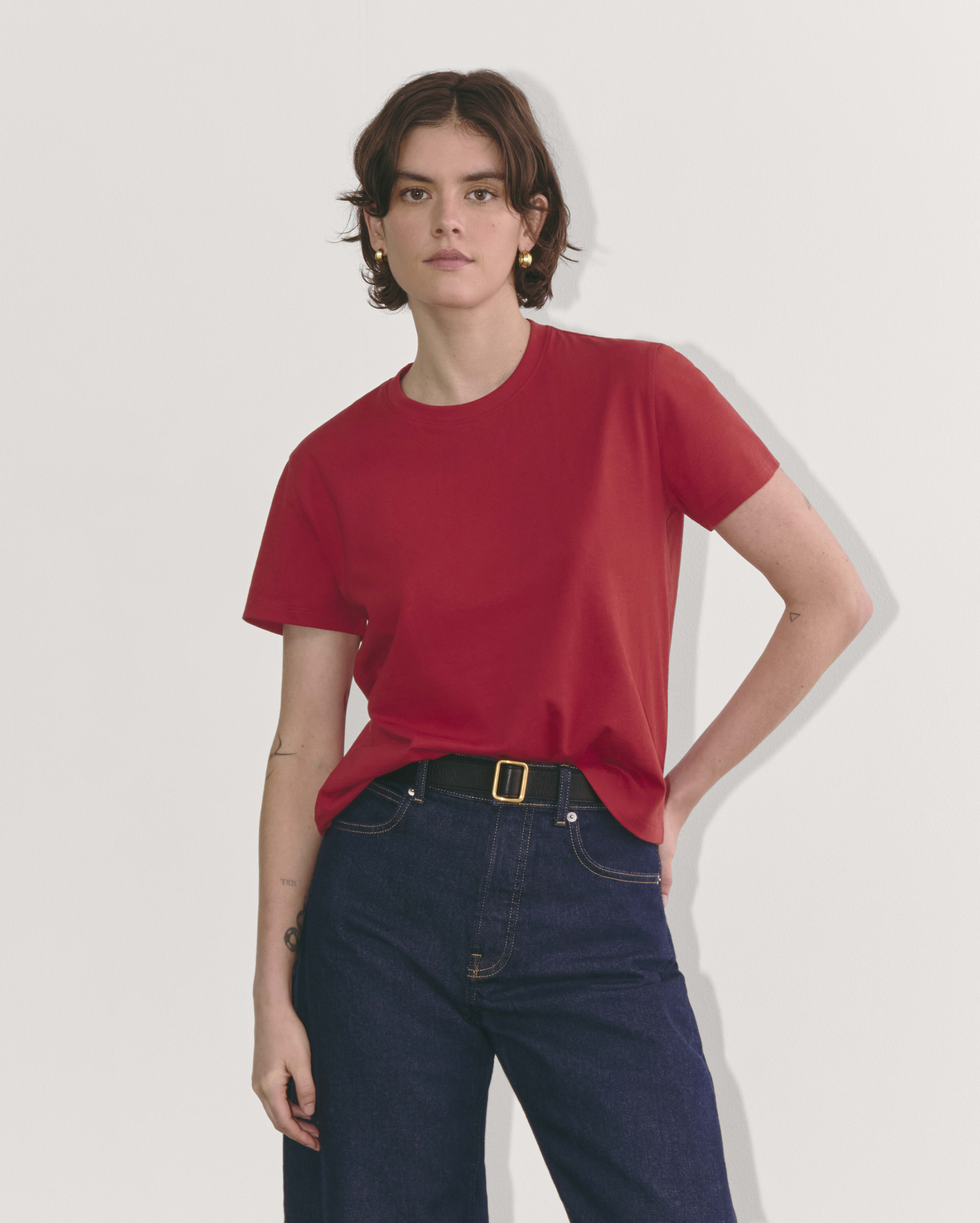 The Box-Cut Tee in Essential Cotton