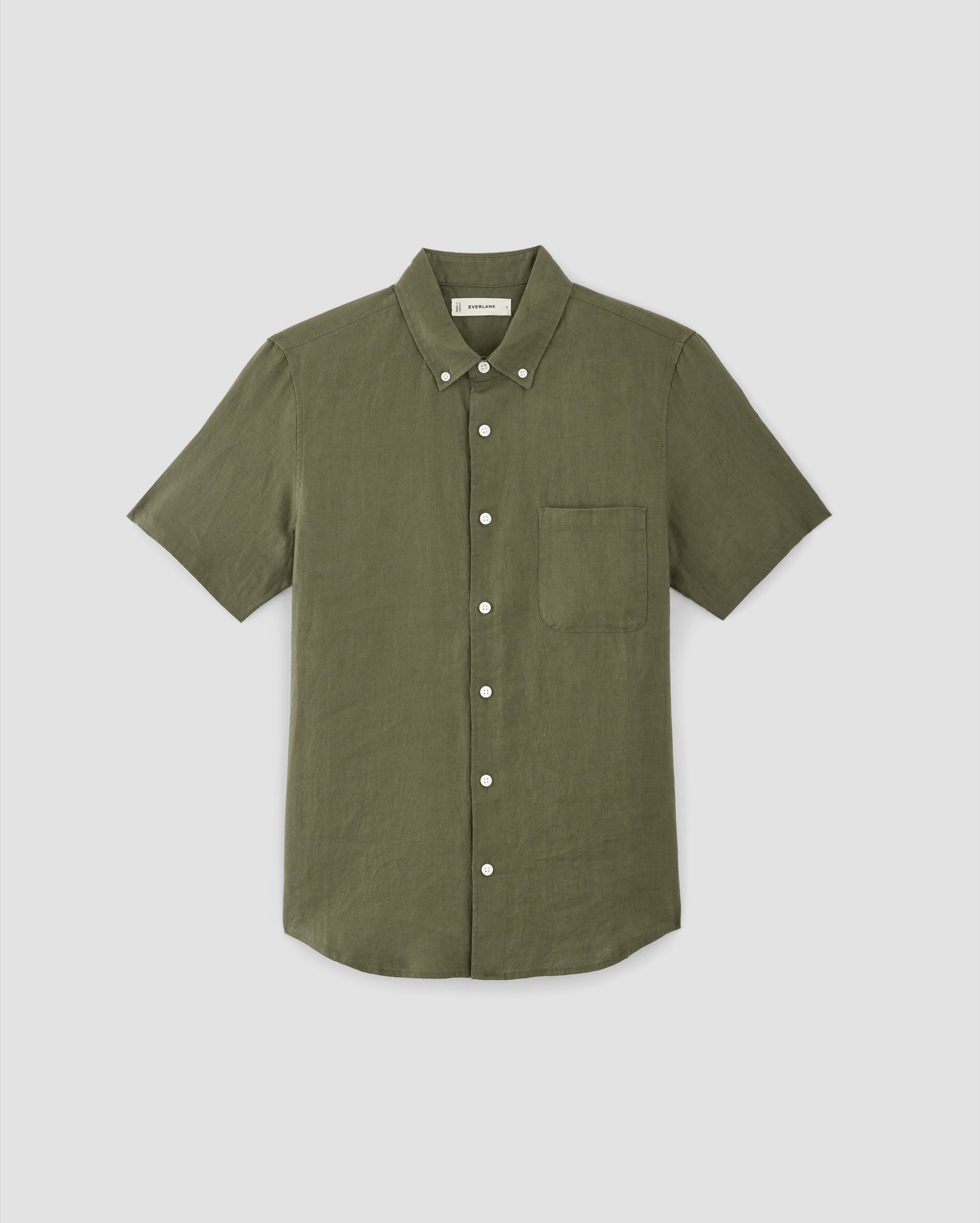 The Classic Short-Sleeve Shirt in Linen