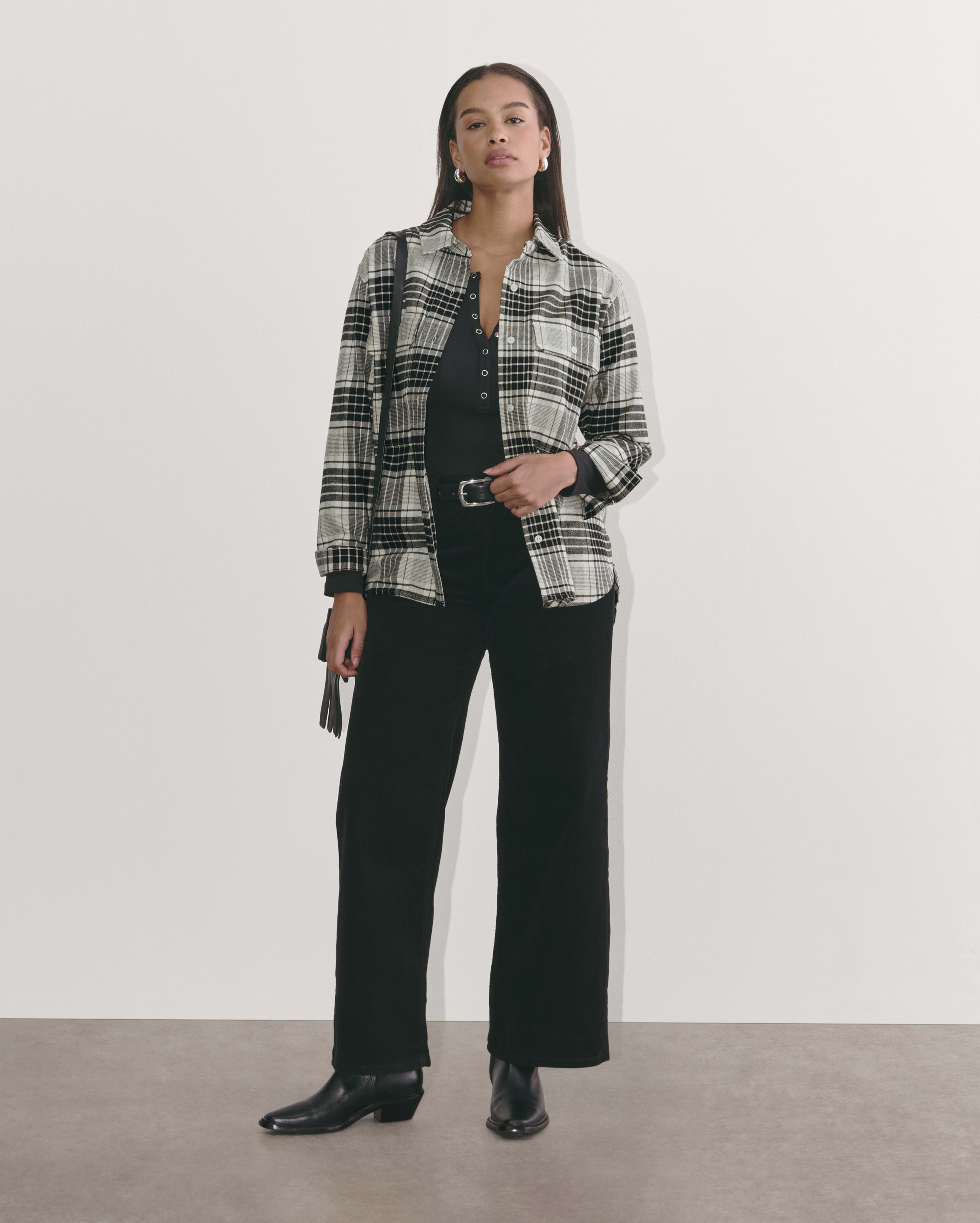 The Boyfriend Shirt in Flannel