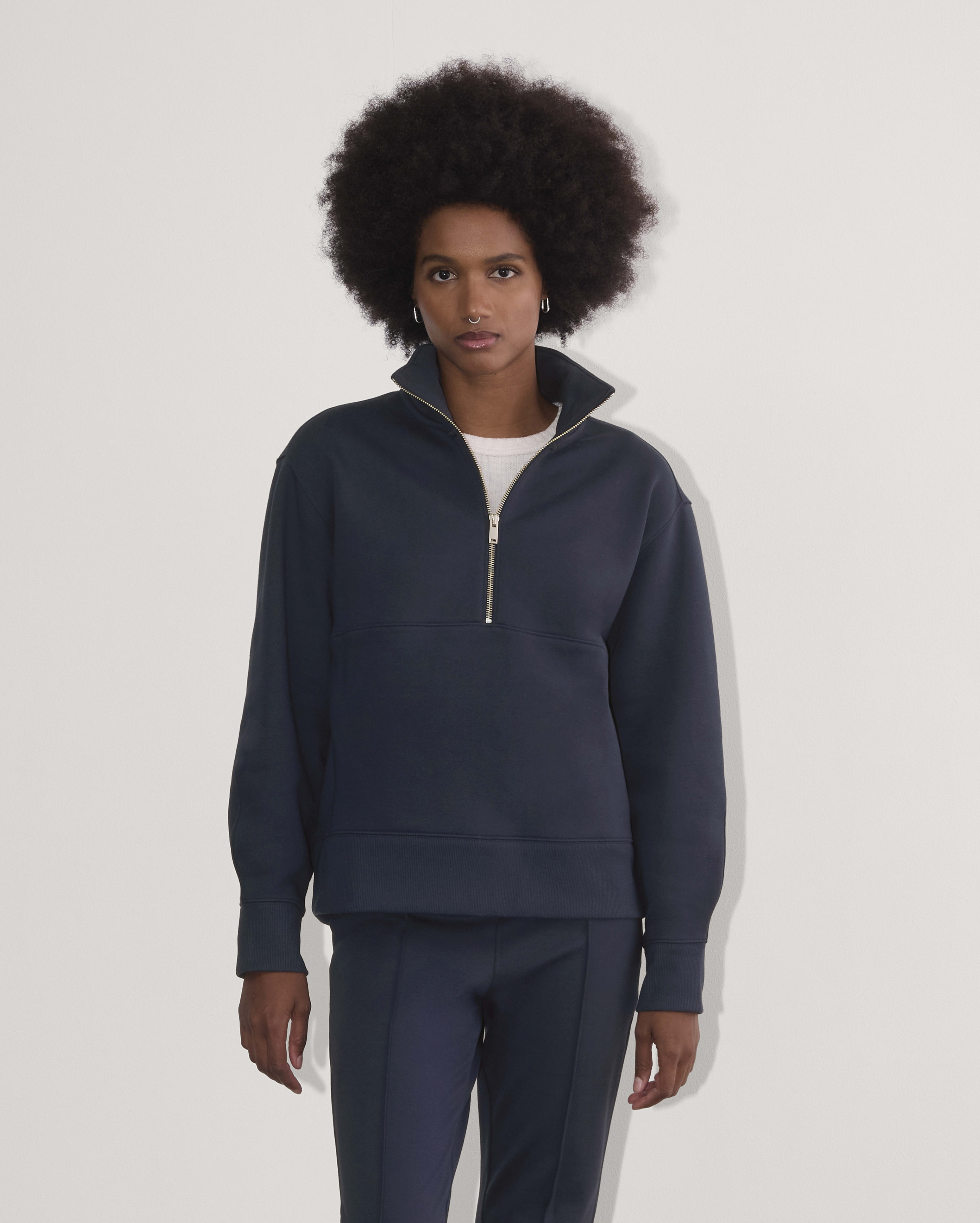 The Laid-Back Half-Zip Sweatshirt