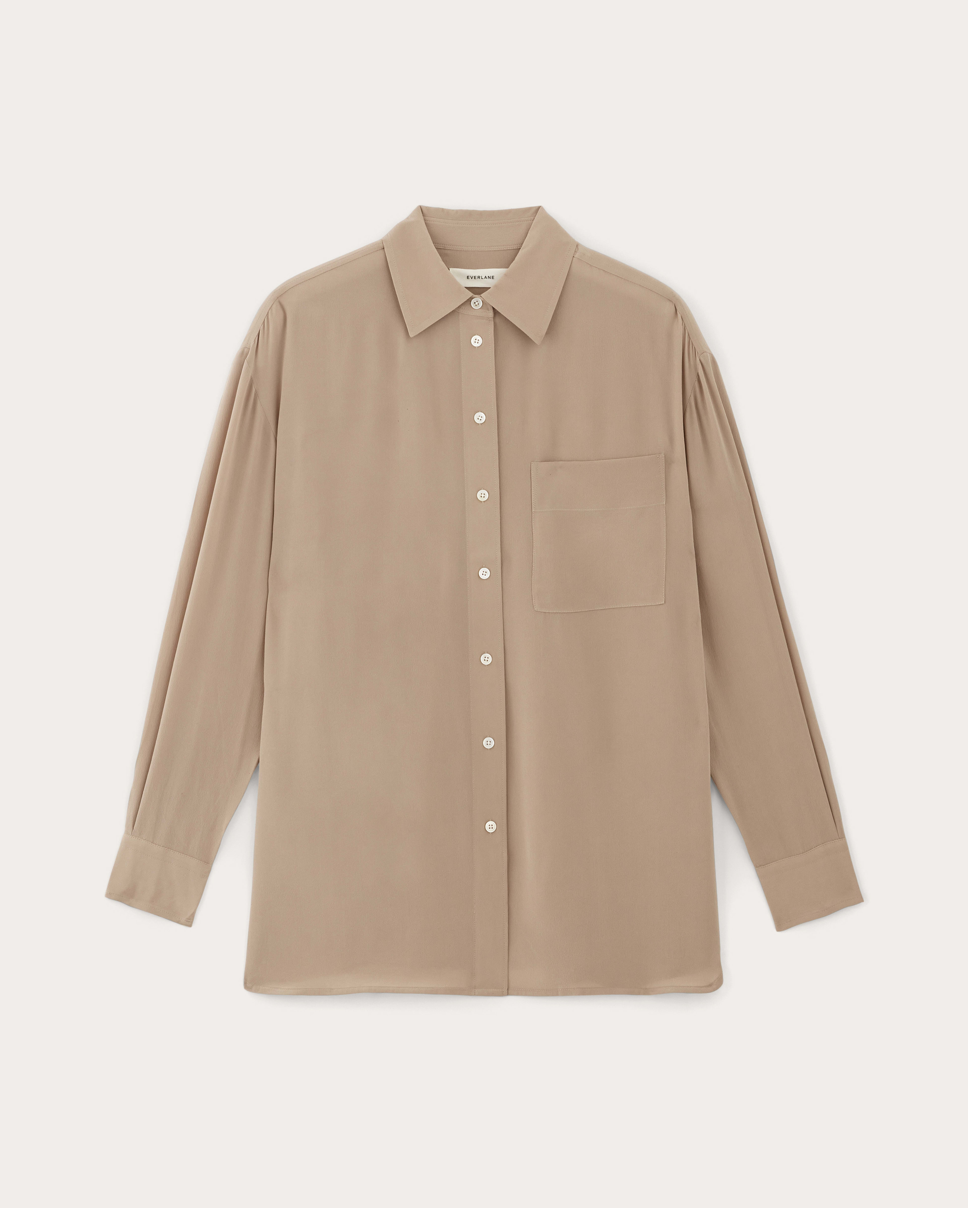 The Boyfriend Shirt in Washable Silk
