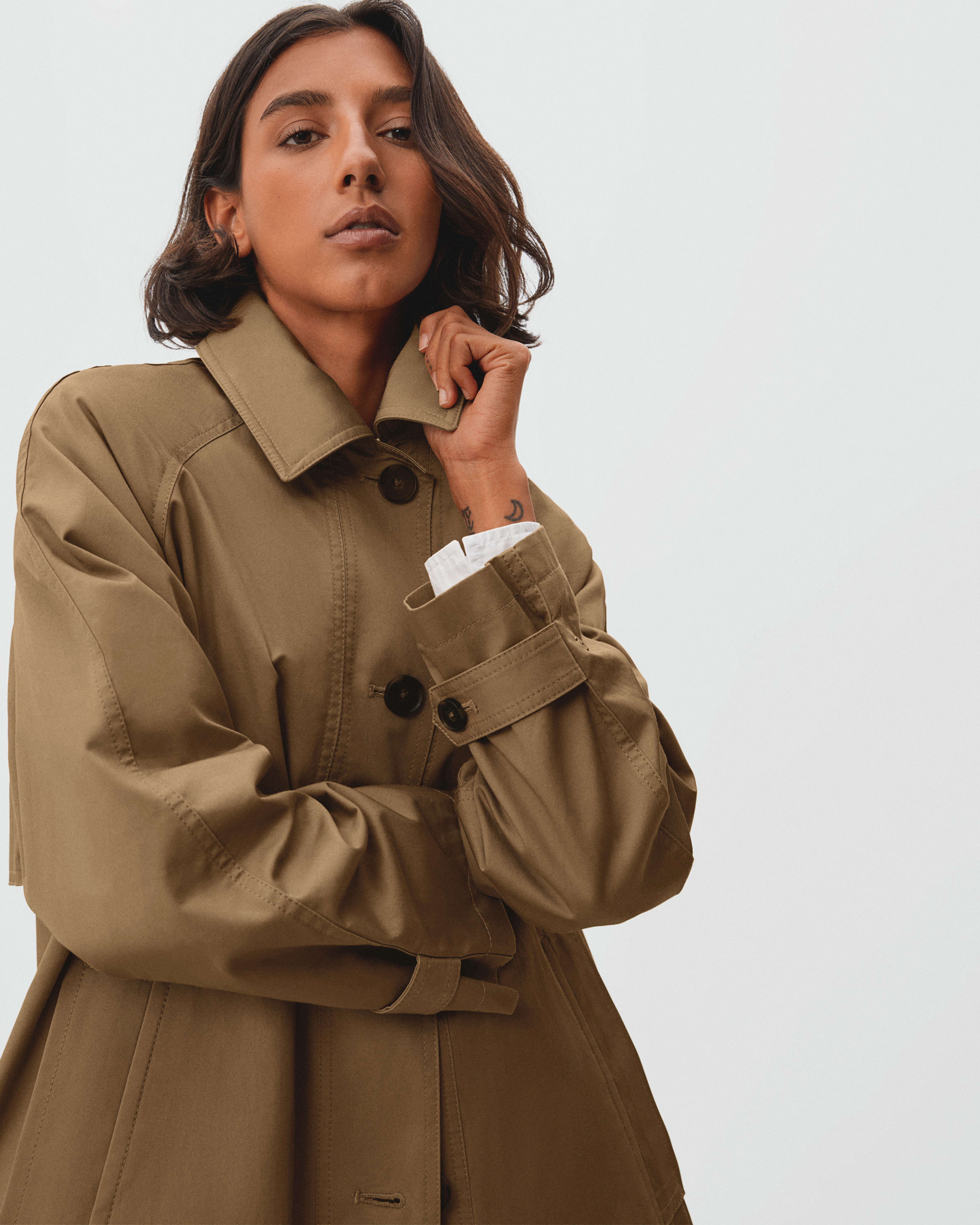 The Long Mac Coat Toasted Coconut – Everlane