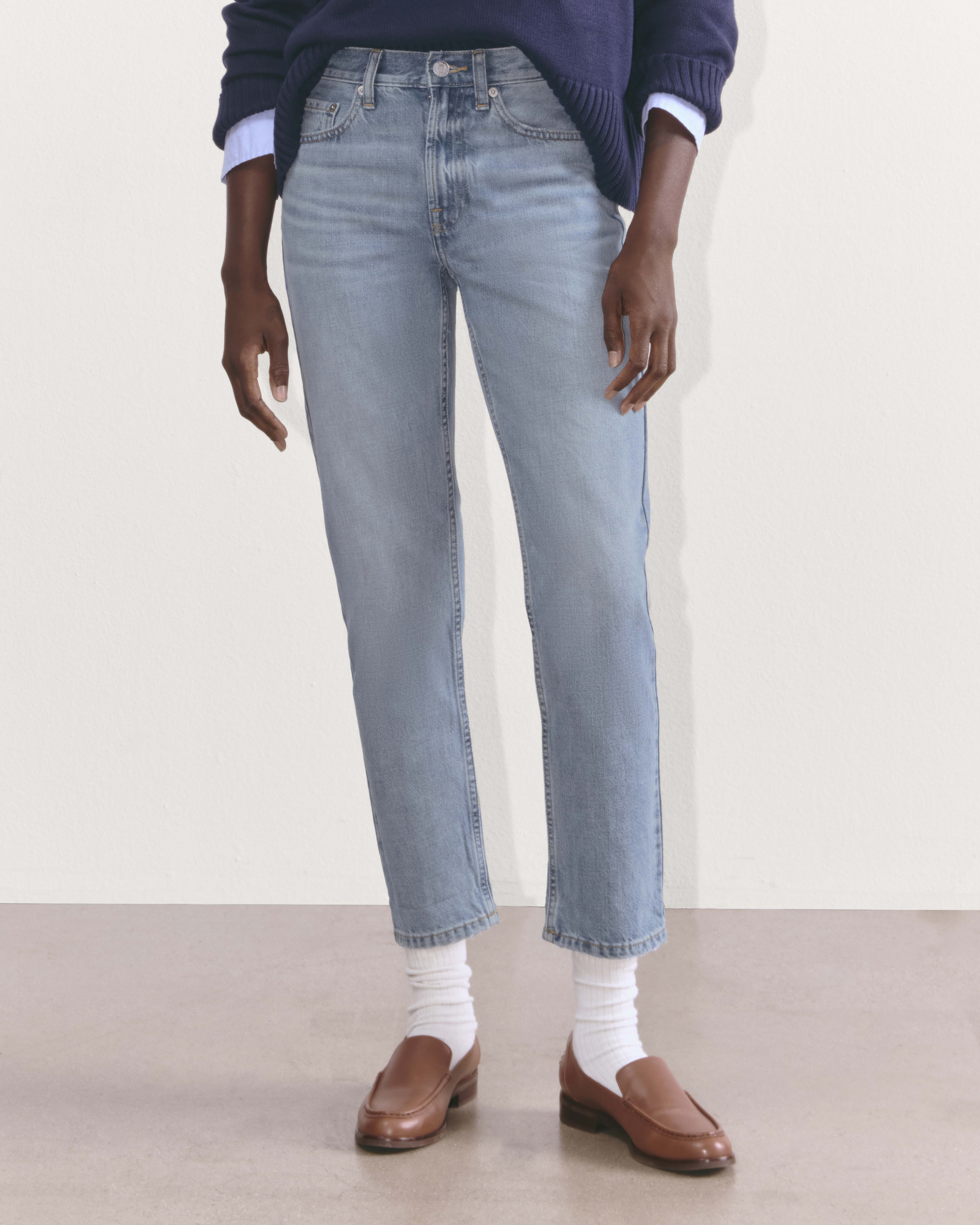 The Super-Soft Relaxed Jean | Weathered Blue – Everlane