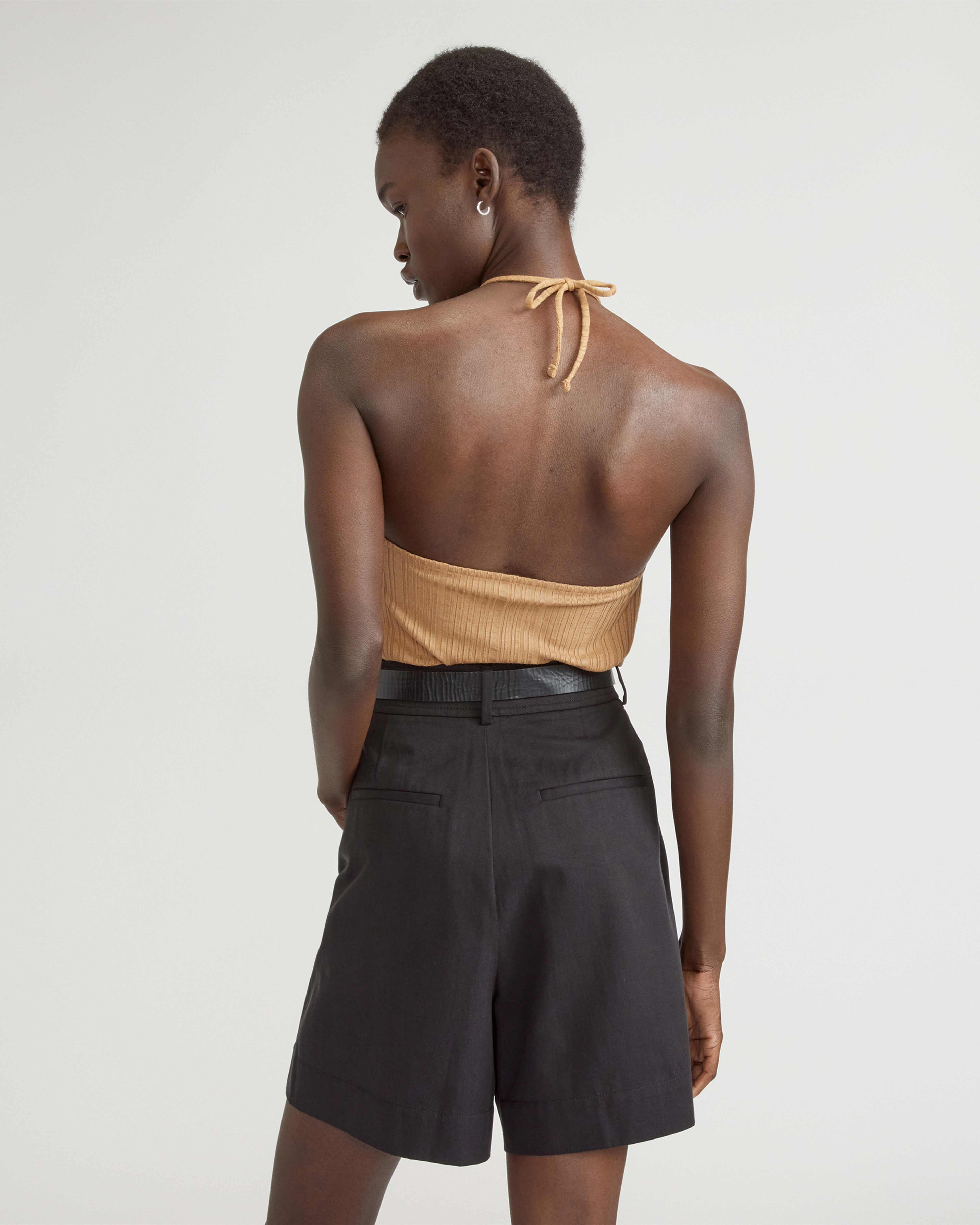 The Rib Soft Knit Halter Top | Caramel – Everlane