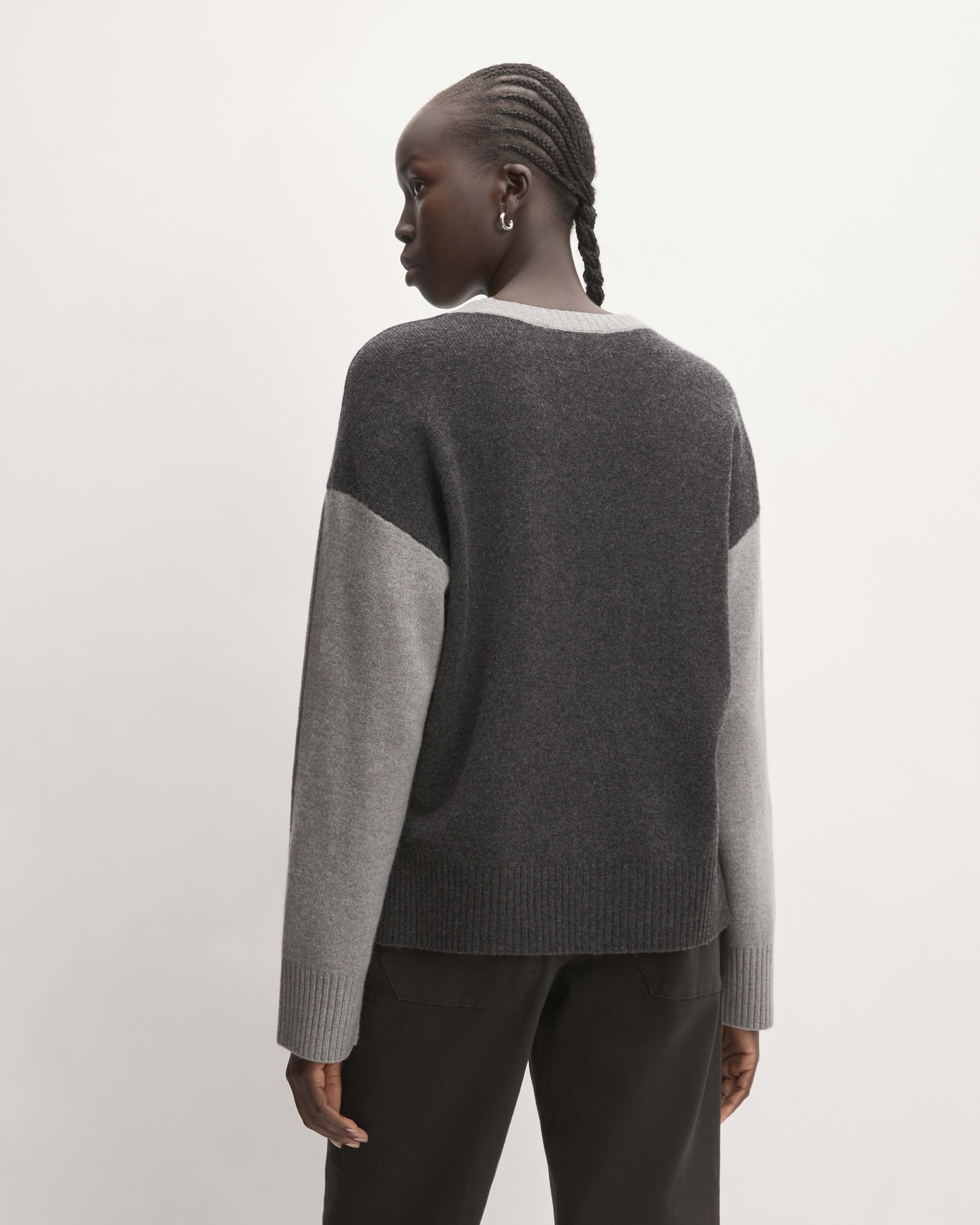 The Good Merino Wool Crewneck Sweater Hare Grey / Graphite – Everlane