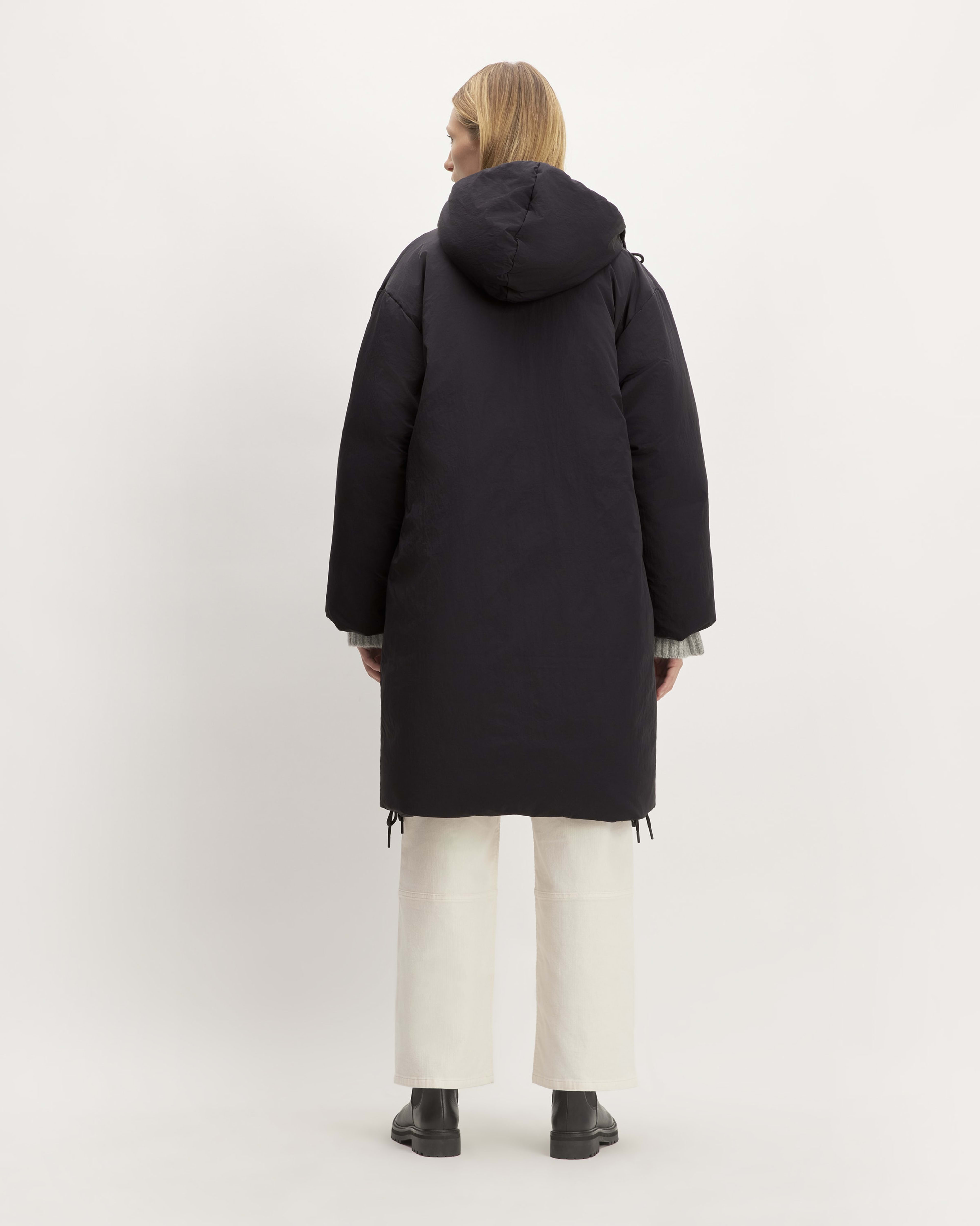 The Long Re:Down® Puffer Black – Everlane