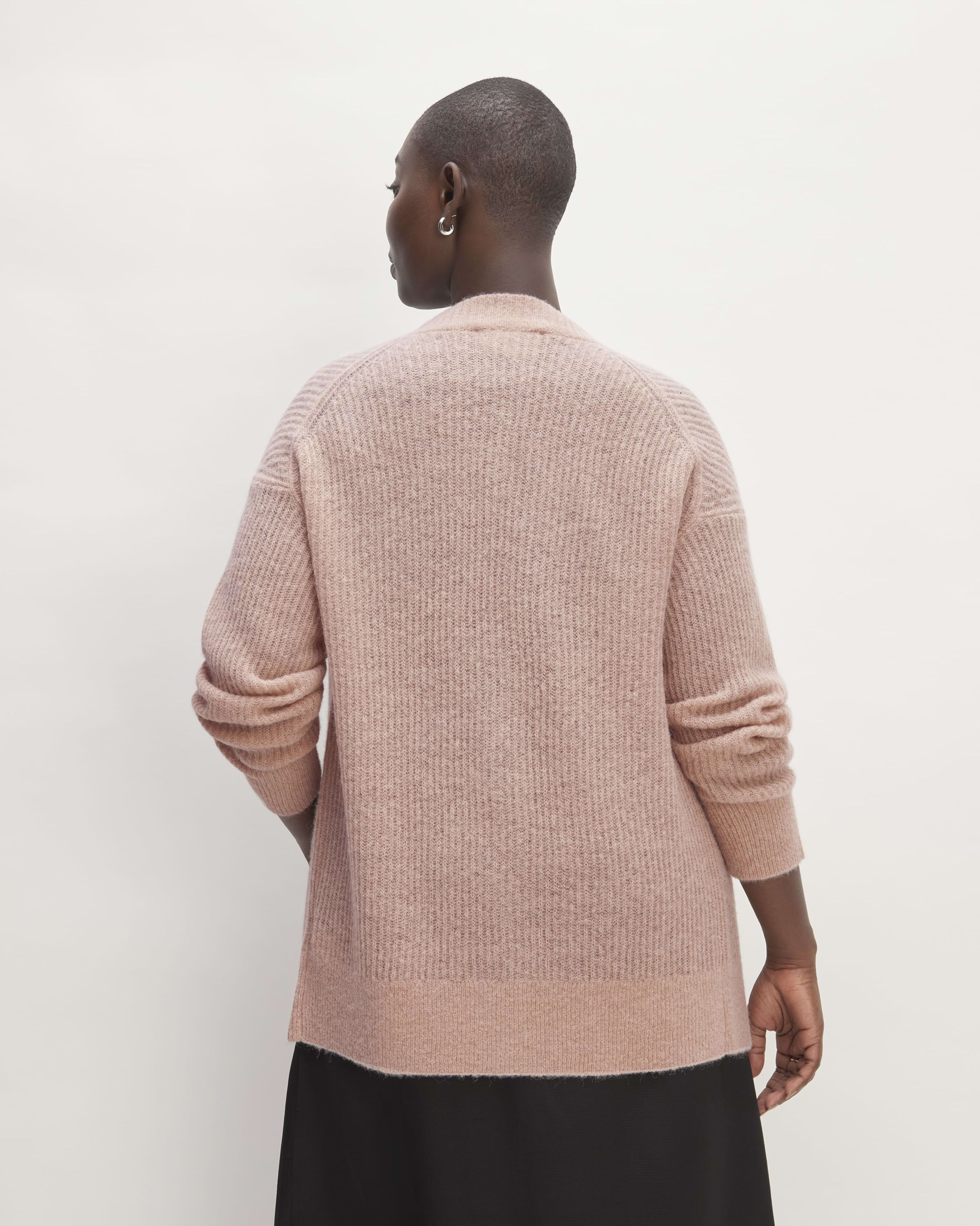The Alpaca Oversized Cardigan Cafe Creme – Everlane