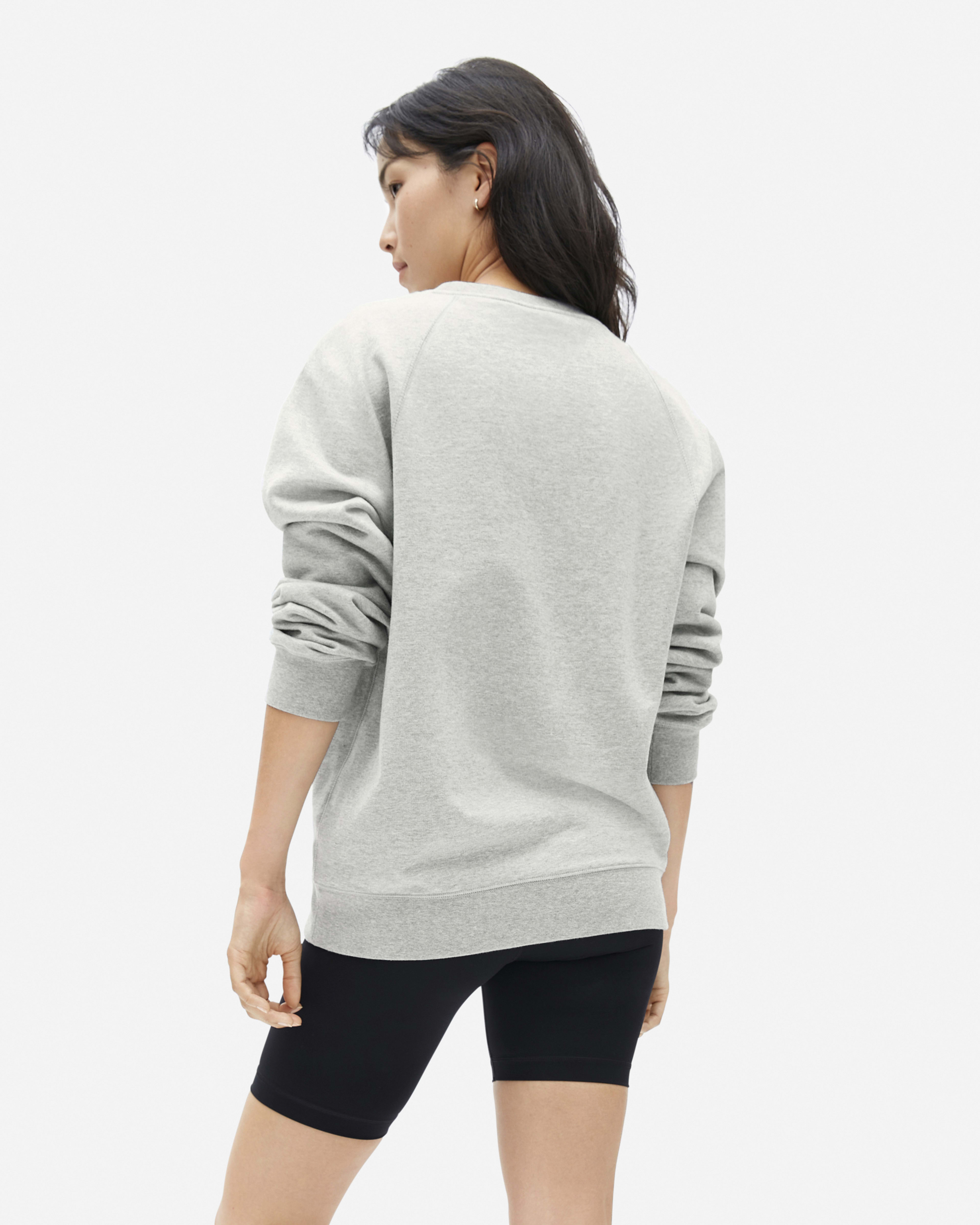 The Unisex French Terry Crew | Heathered Grey – Everlane