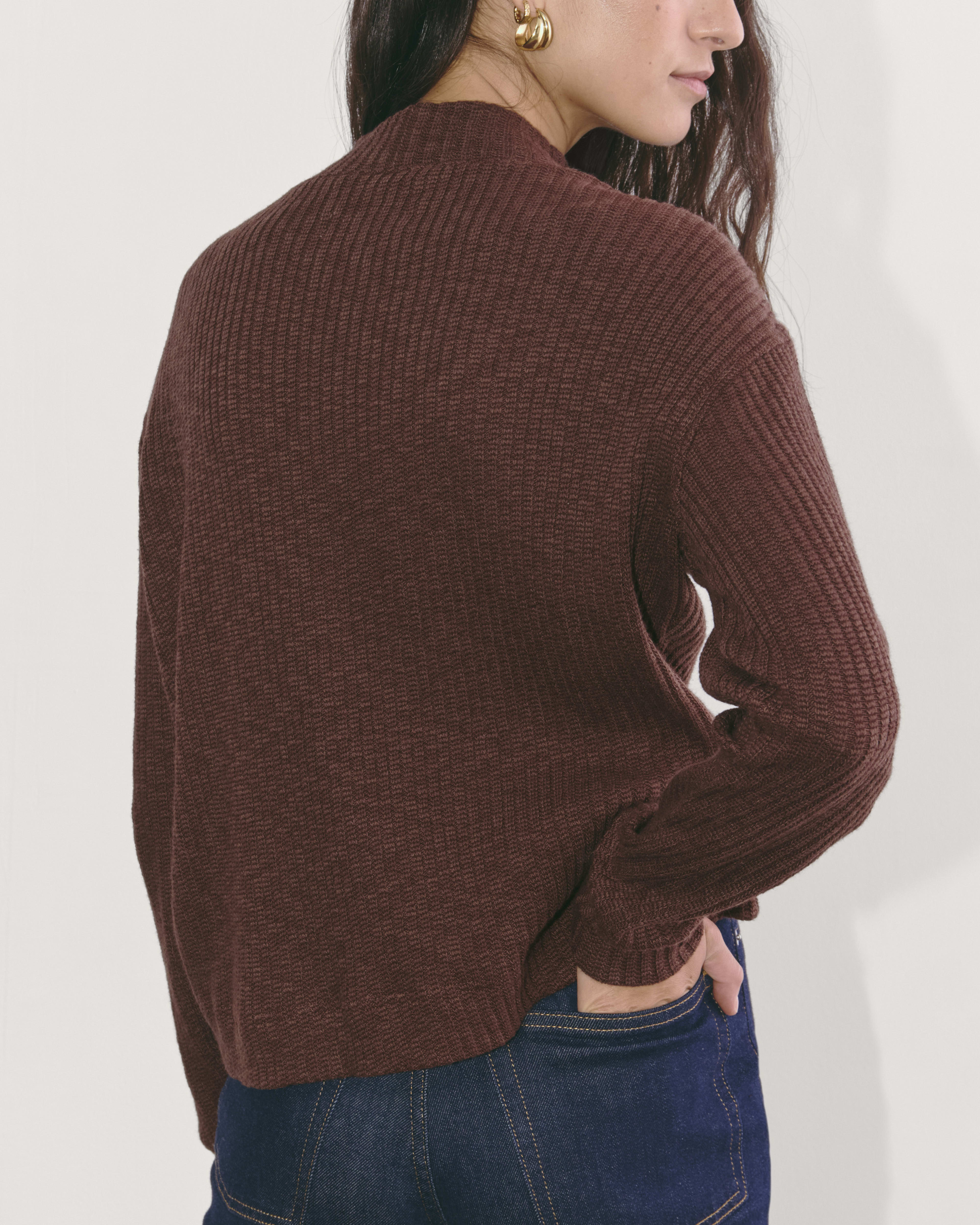 The Cozy Rib Funnel-Neck | Dark Mahogany – Everlane