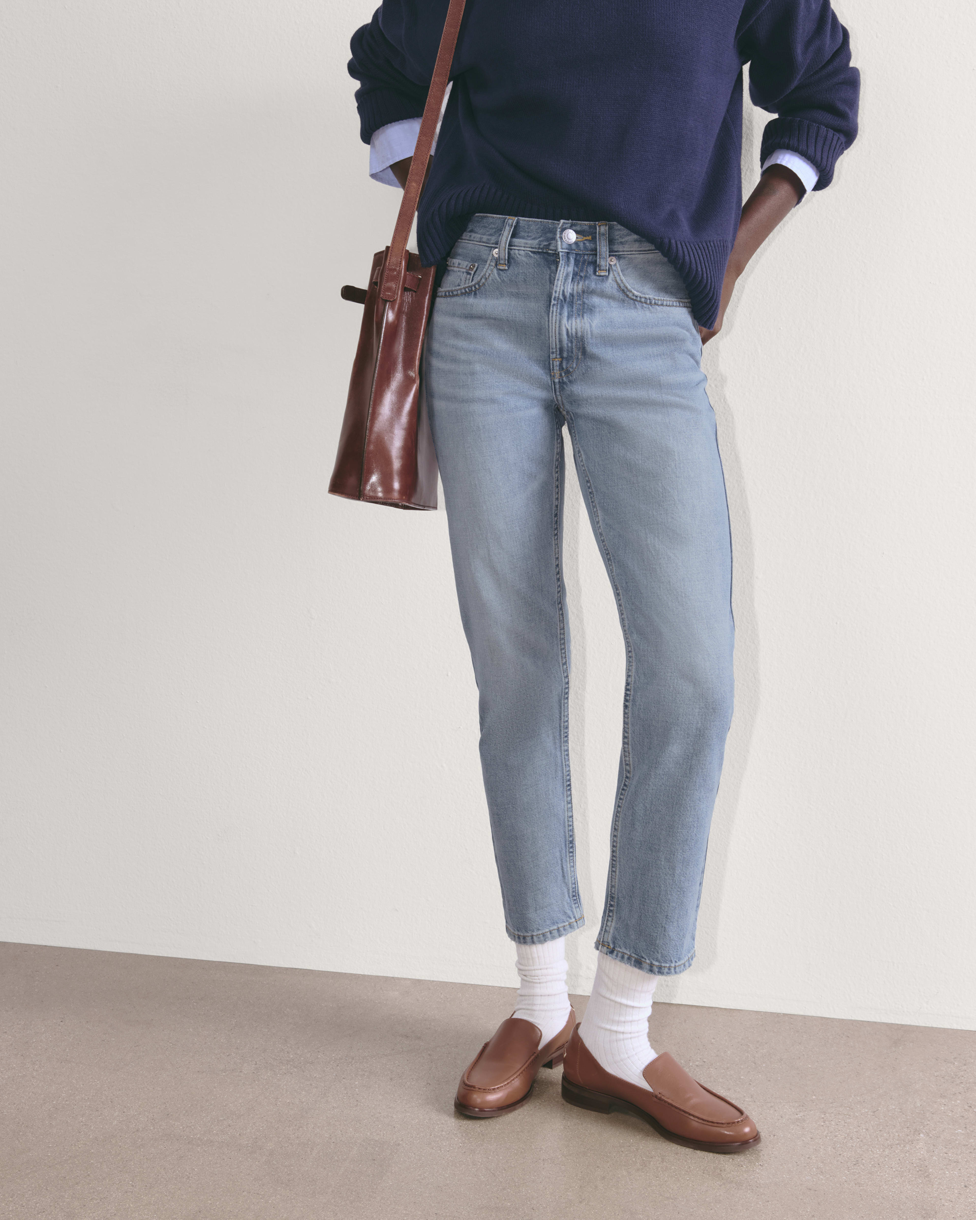 The Super-Soft Relaxed Jean | Weathered Blue – Everlane