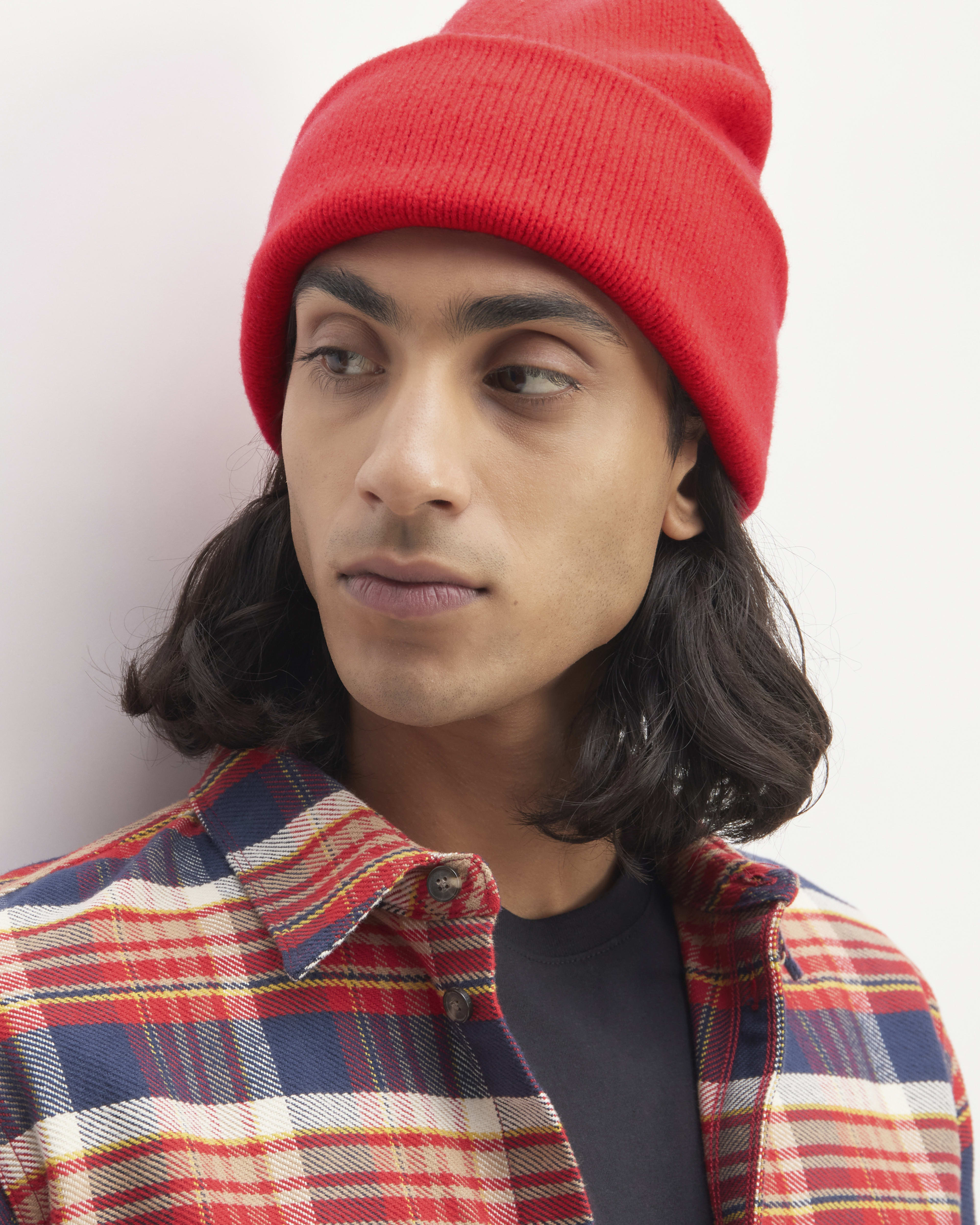 The Good Merino Wool Beanie | Classic Red – Everlane