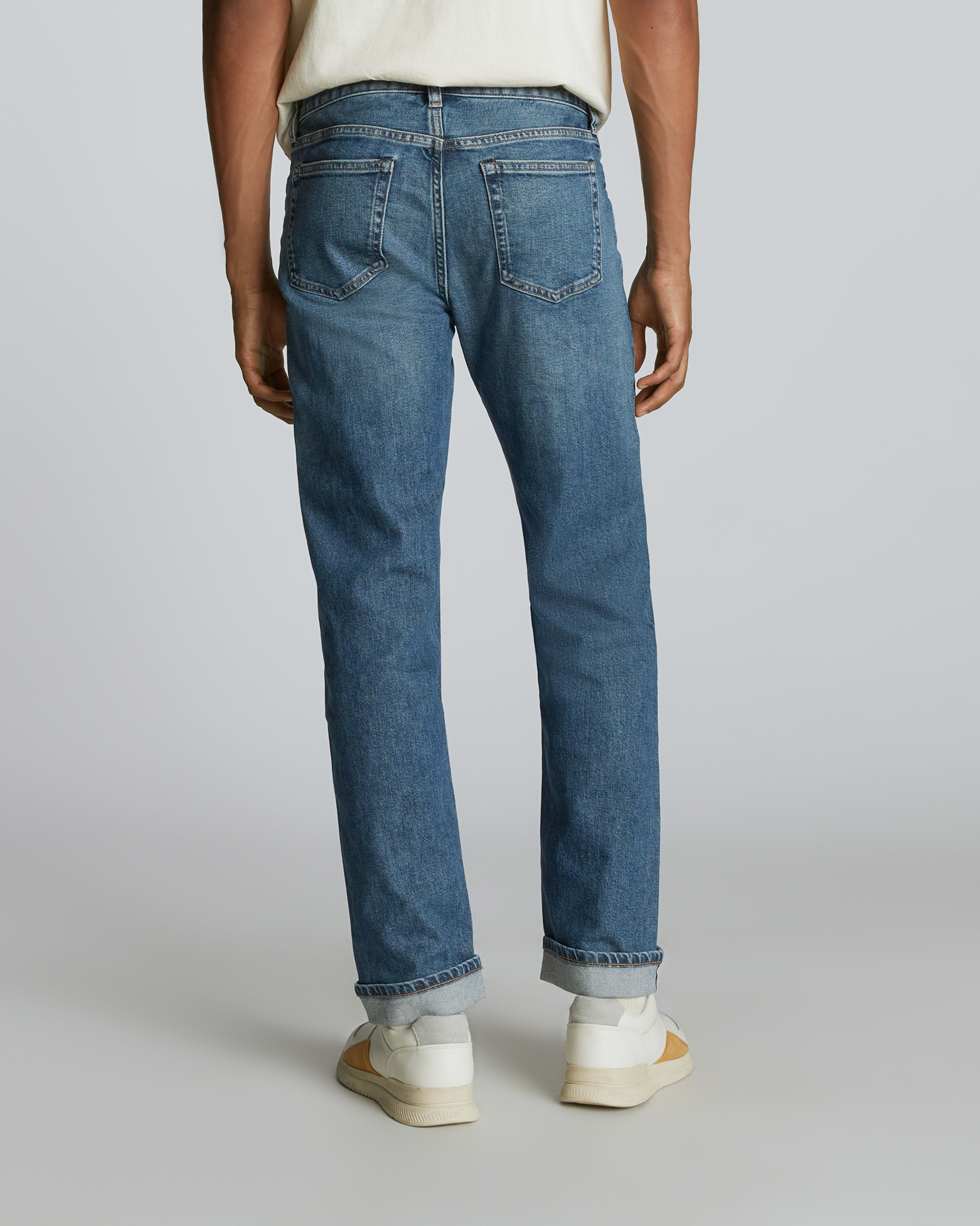 The Selvedge Straight Fit Jean Vintage Blue Wash – Everlane