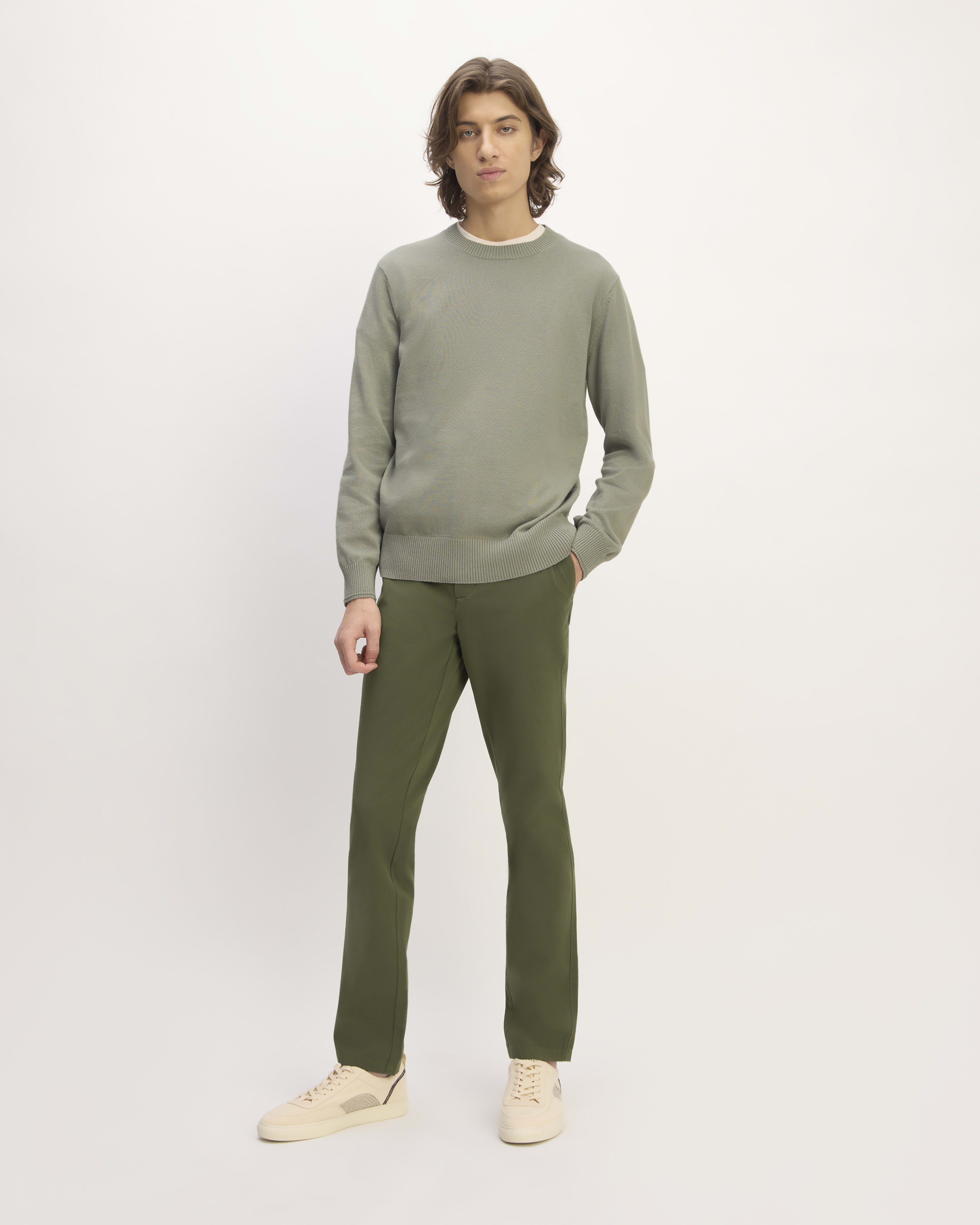 The No-Sweat Sweater | Uniform | Sage Green – Everlane
