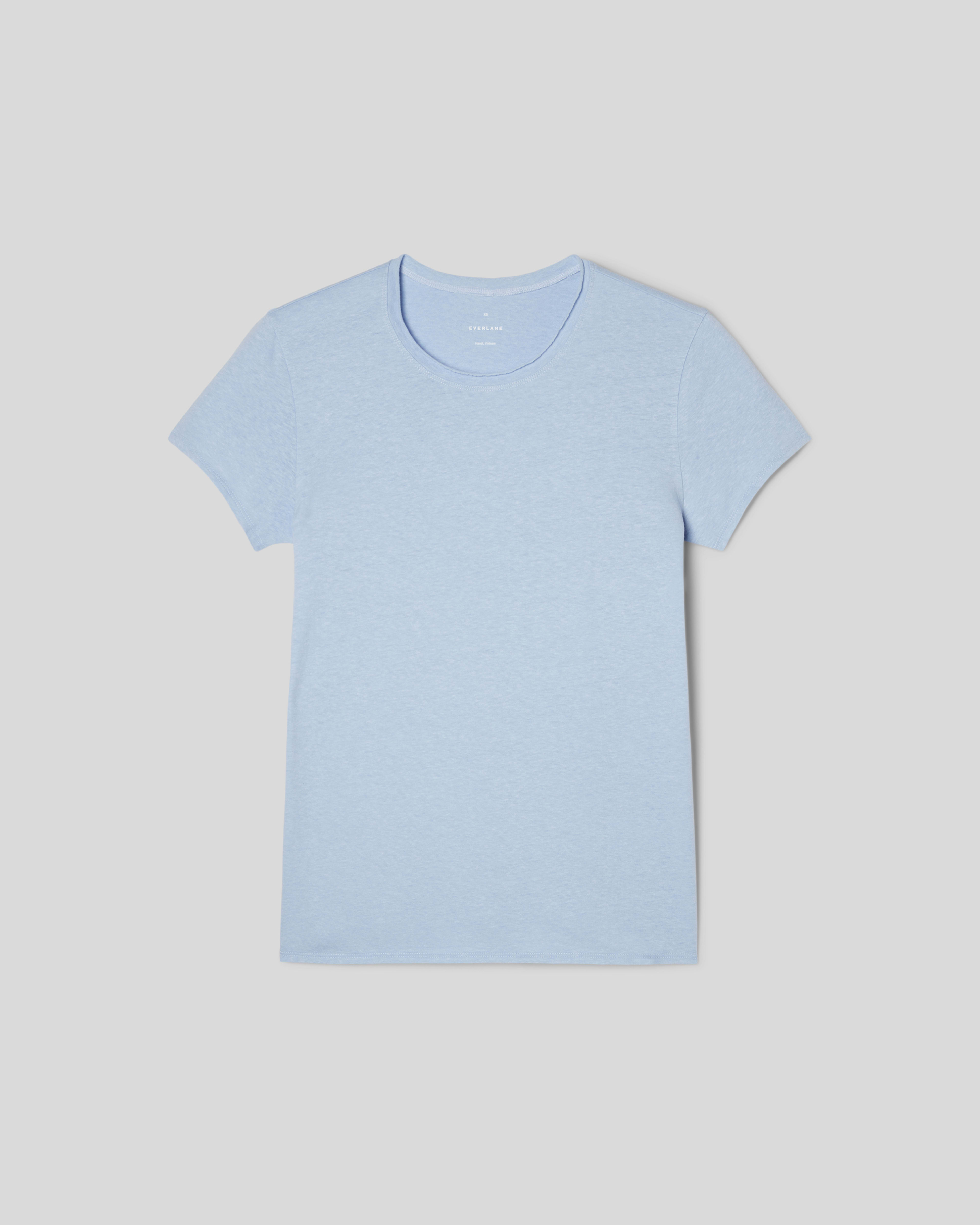 The Relaxed Hemp Tee Periwinkle – Everlane