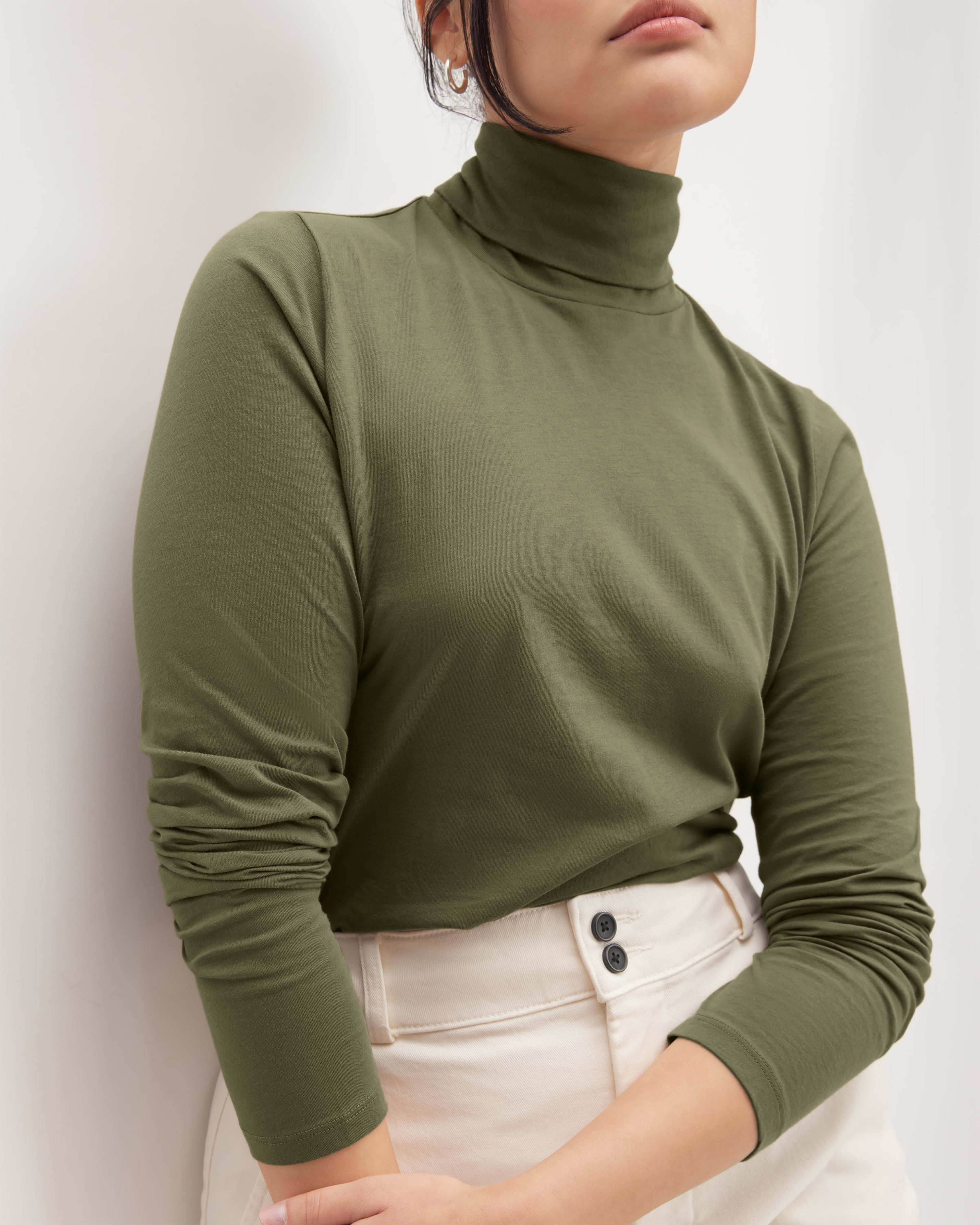 The Organic Cotton Turtleneck Kalamata – Everlane