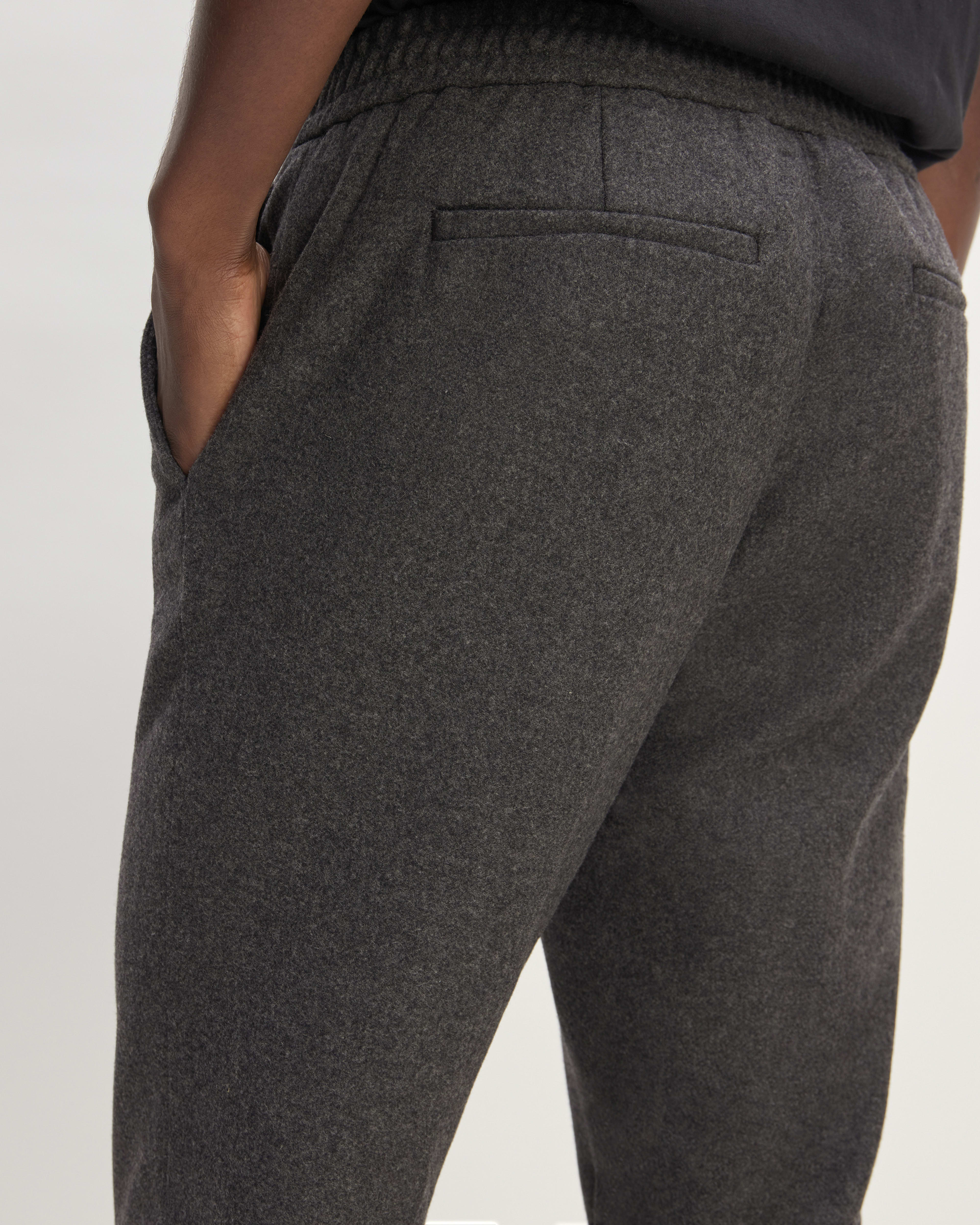 The Wool Flannel Pant Heather Charcoal – Everlane