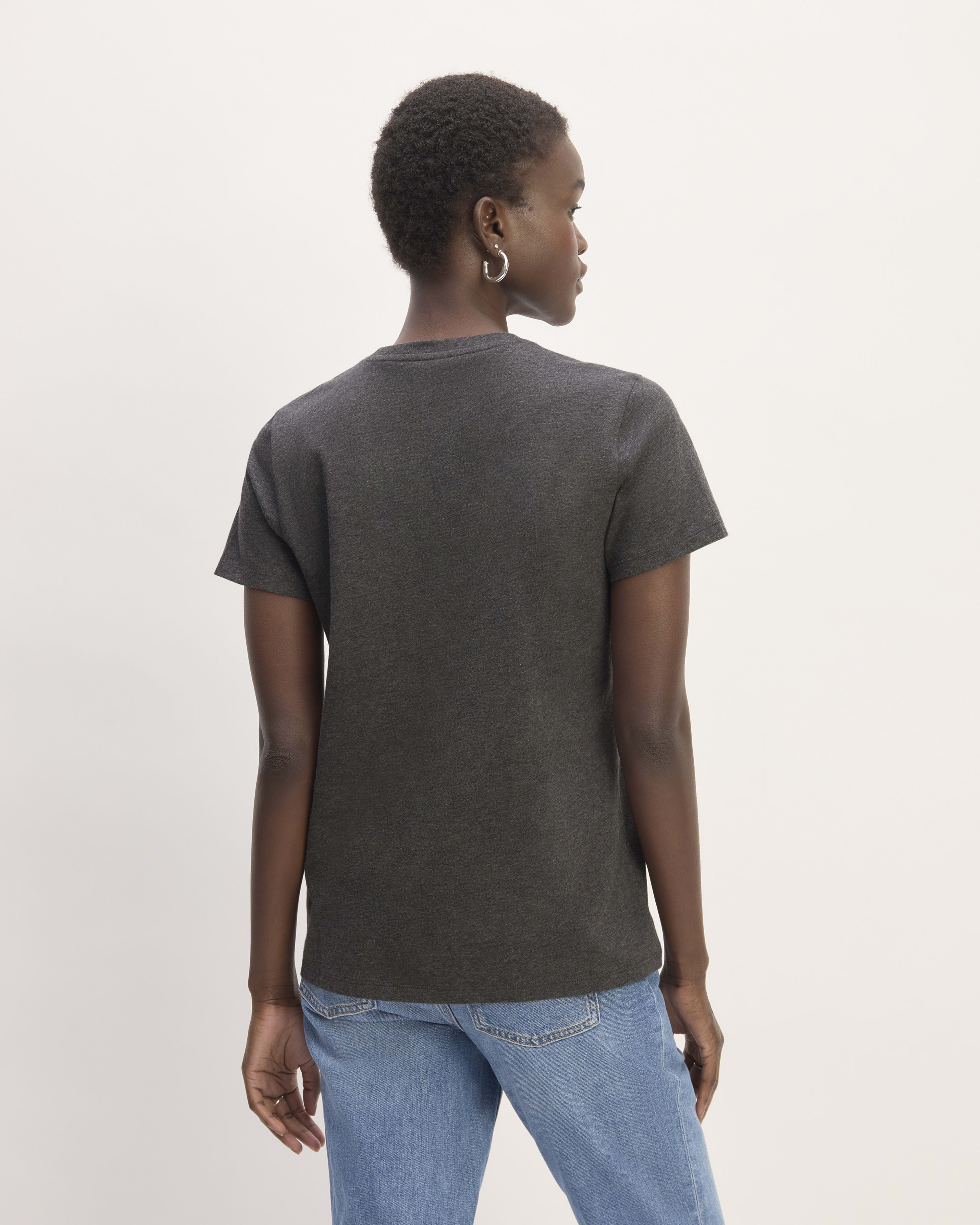 The Slim Crew in Essential Cotton | Heathered Soot – Everlane