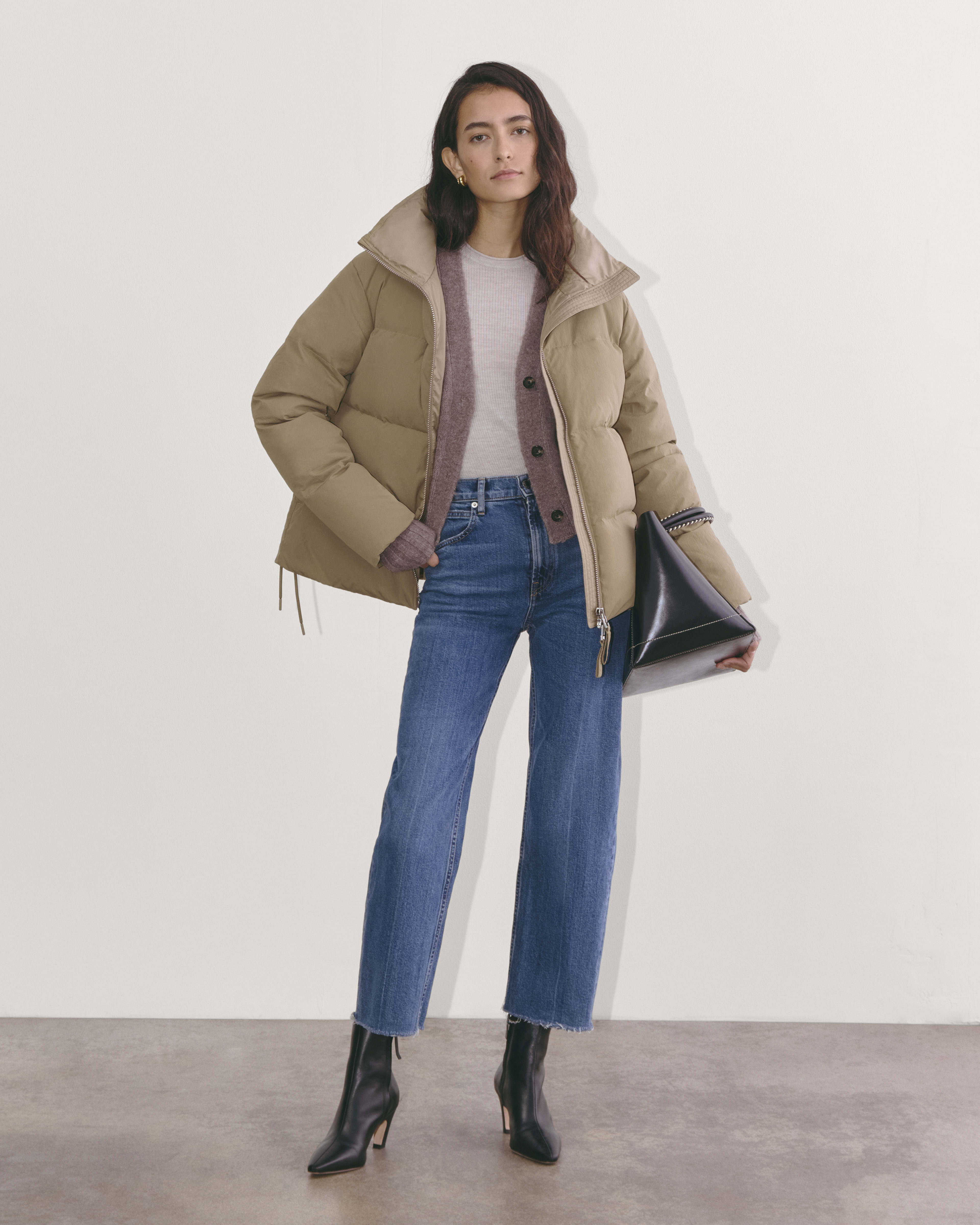 The Puffer Bomber | Taupe Grey – Everlane