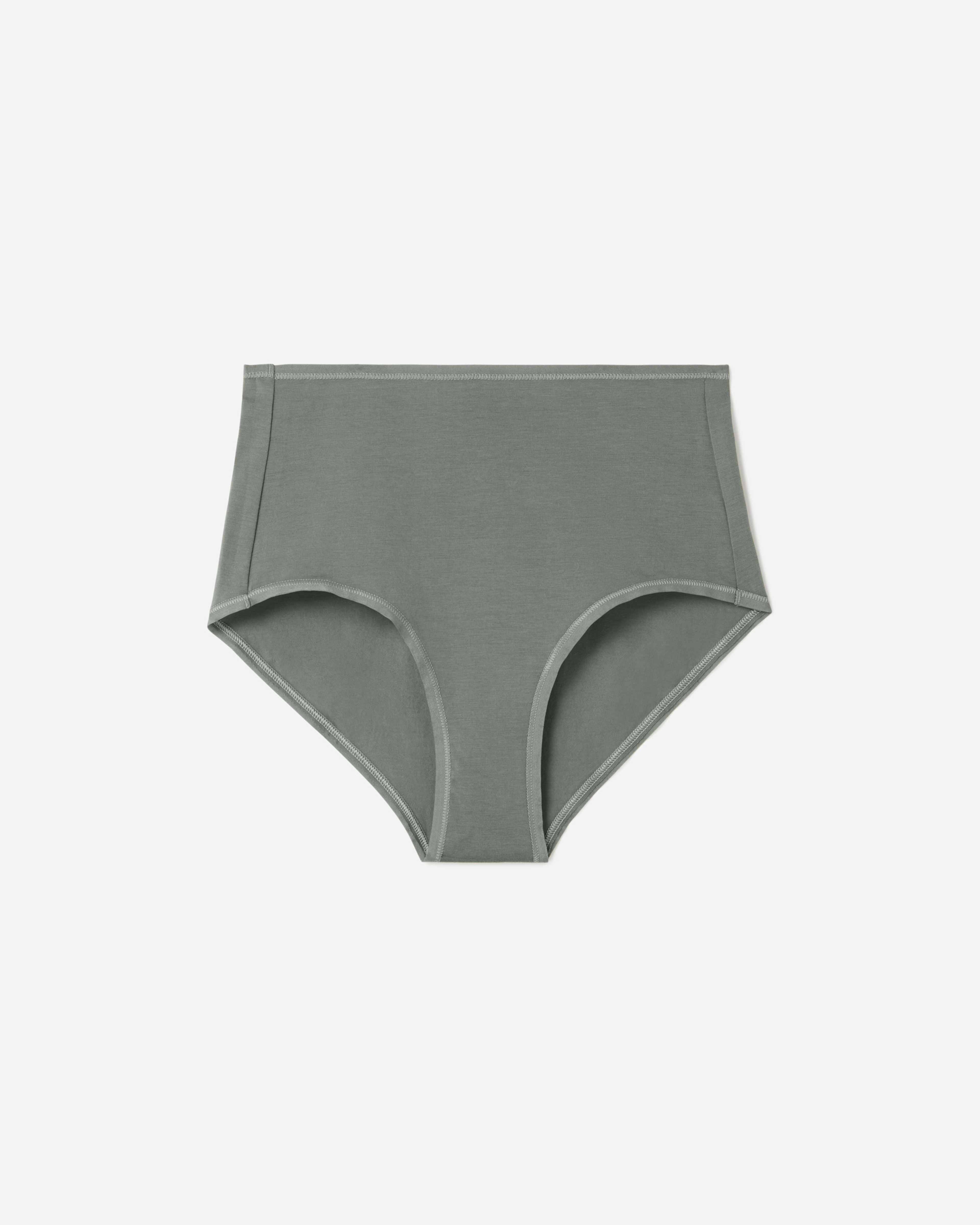 The Cotton High-Rise Hipster Dark Sage – Everlane