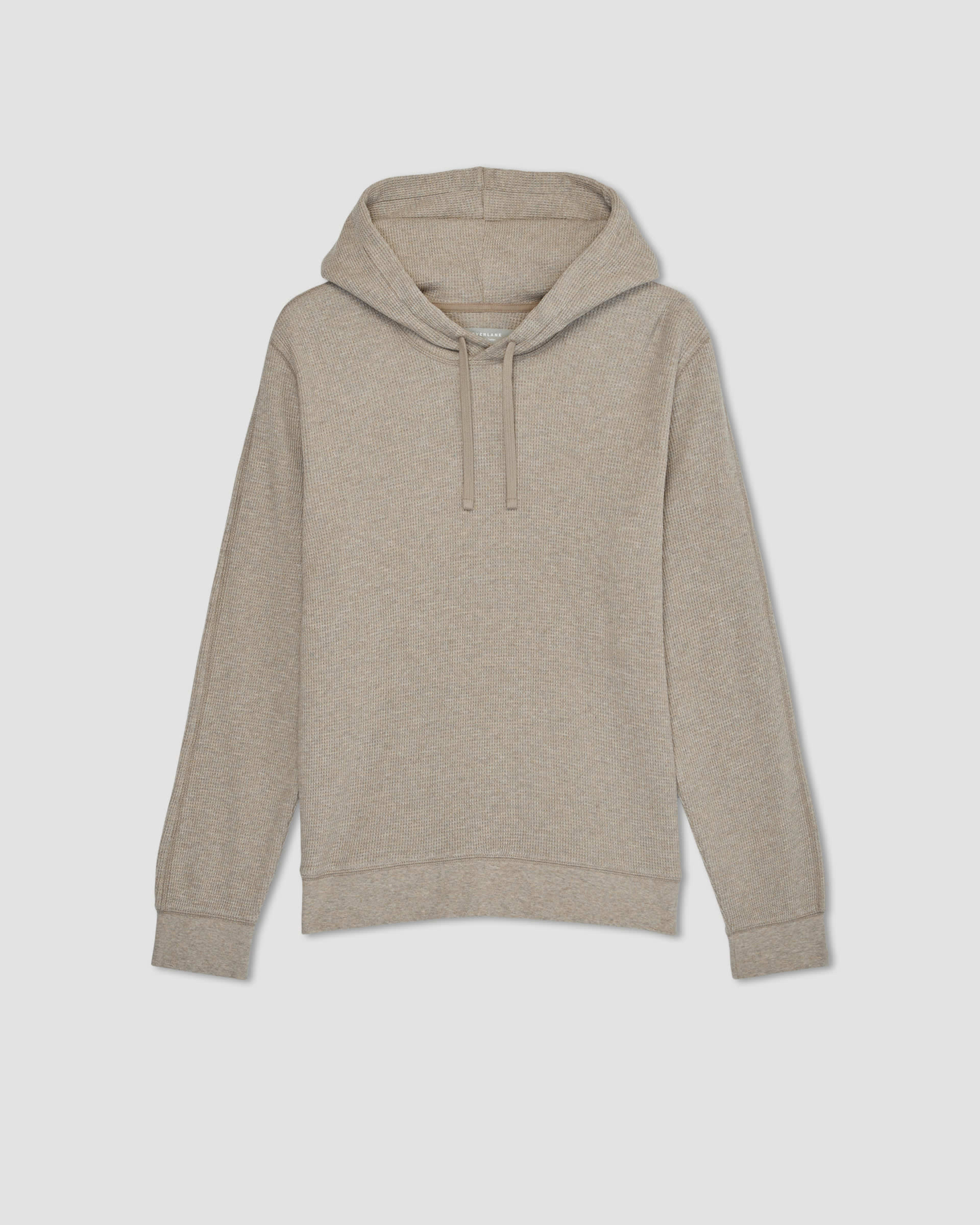 The Waffle-Knit Hoodie | Heathered Oatmeal – Everlane