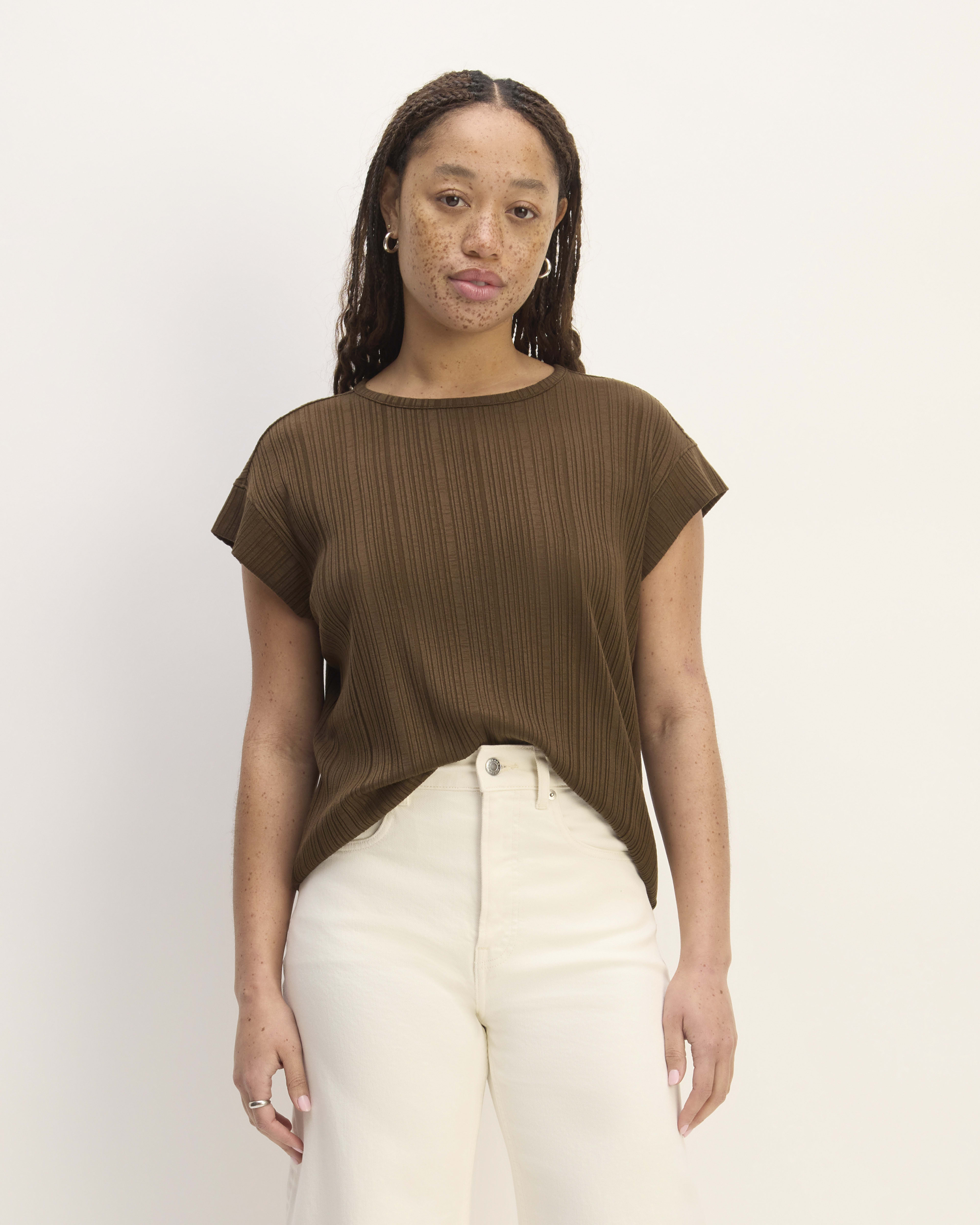 The Rib Muscle Tee | Cocoa – Everlane