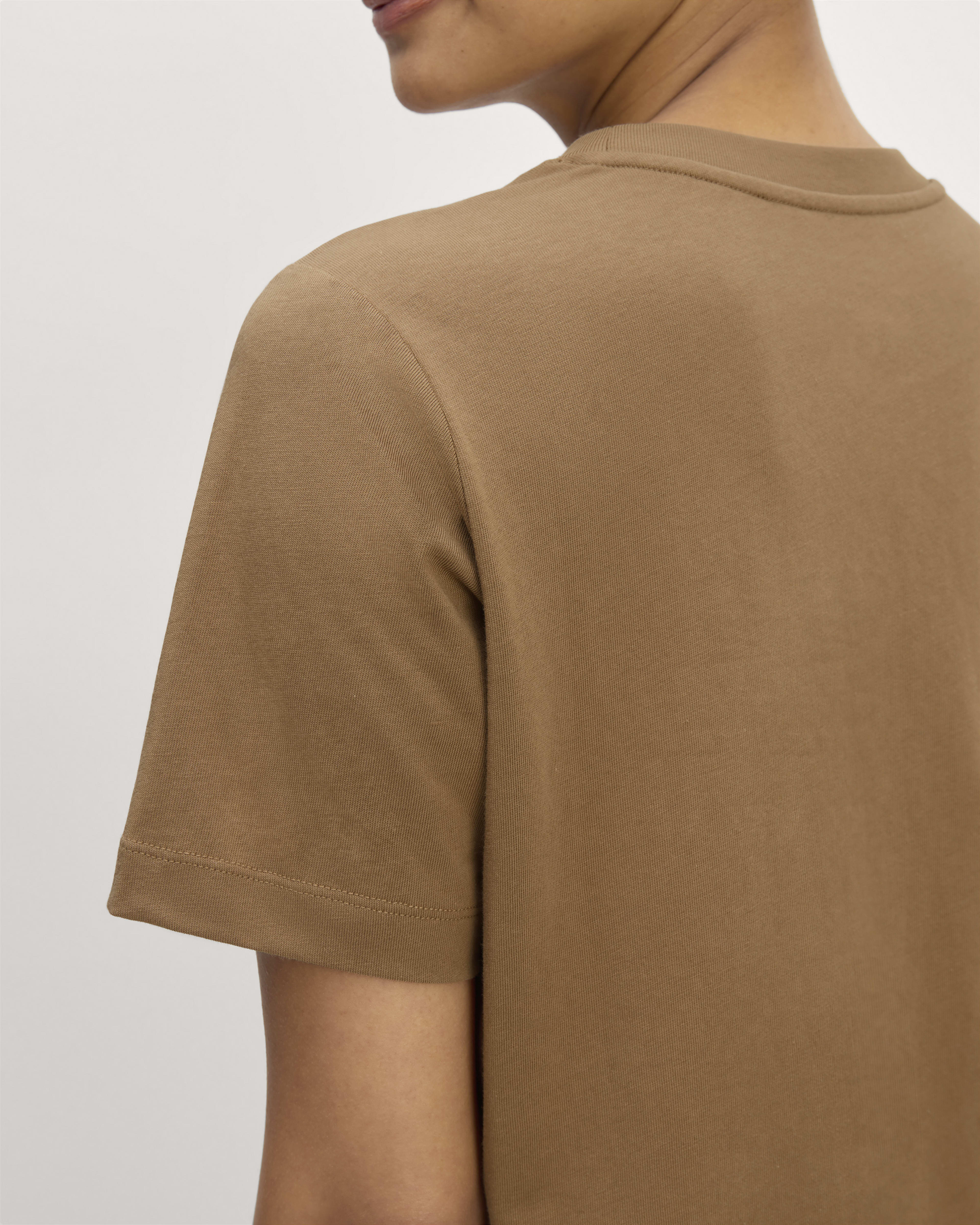 The Organic Cotton Weekend Tee Dress Toasted Coconut – Everlane
