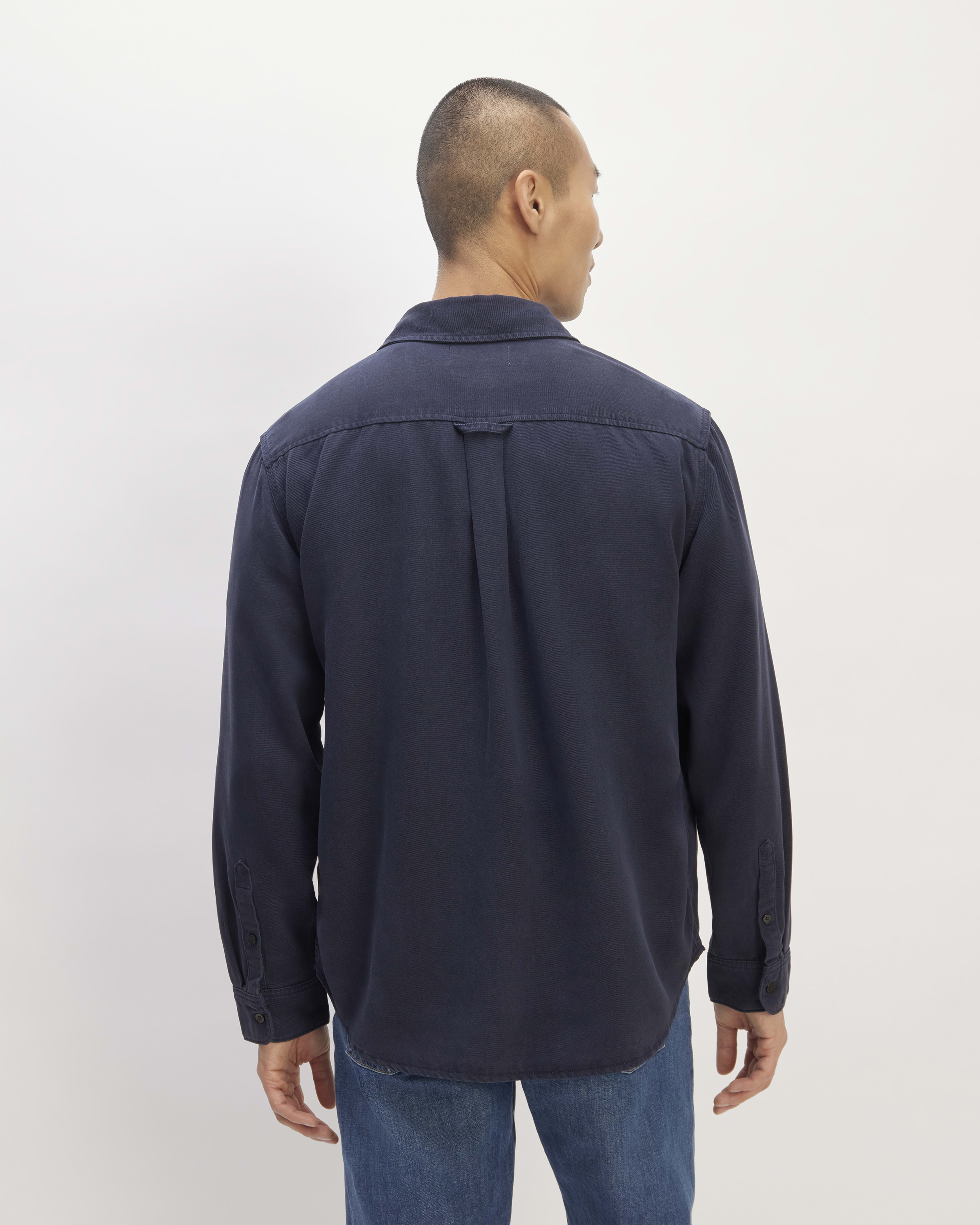 The Utility Shirt Jacket in Buttersoft | Navy – Everlane